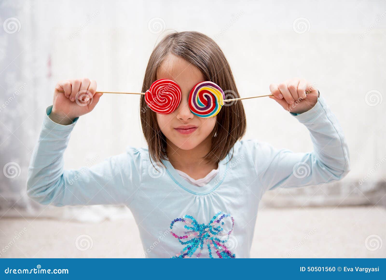 Fun with lollipops stock photo. Image of glamour, female - 50501560