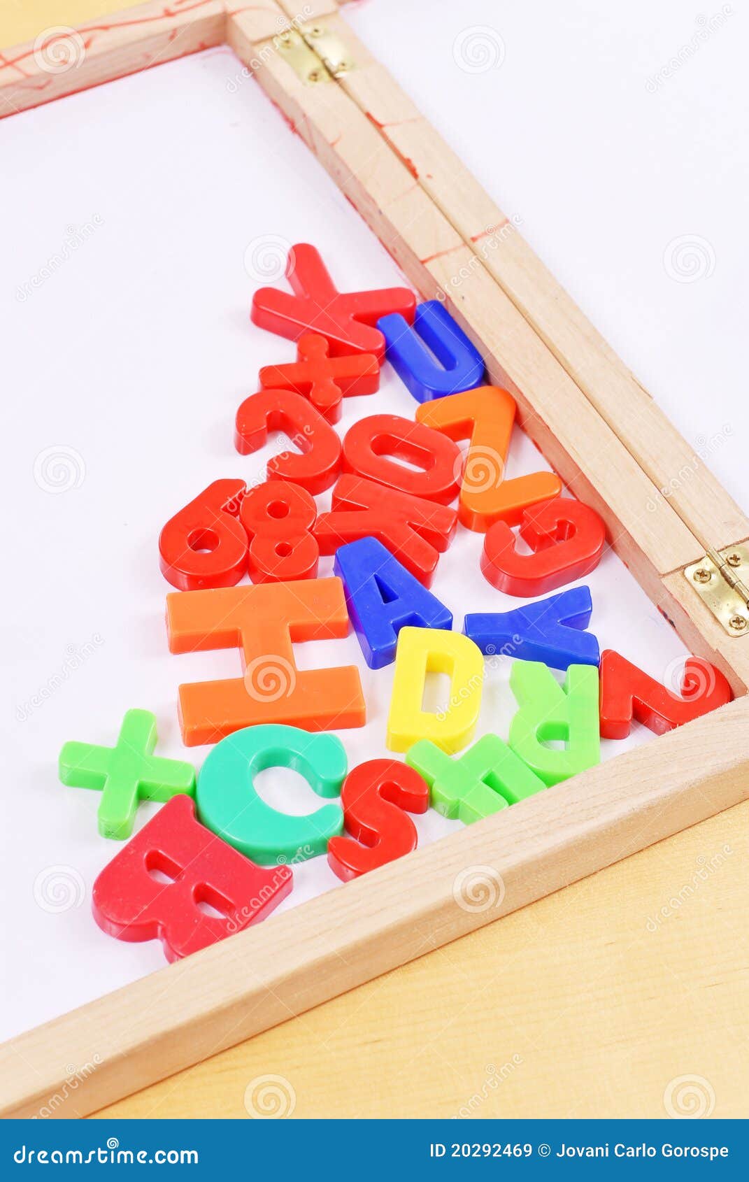 Fun Magnetic Letters stock image. Image of elementary - 20292469