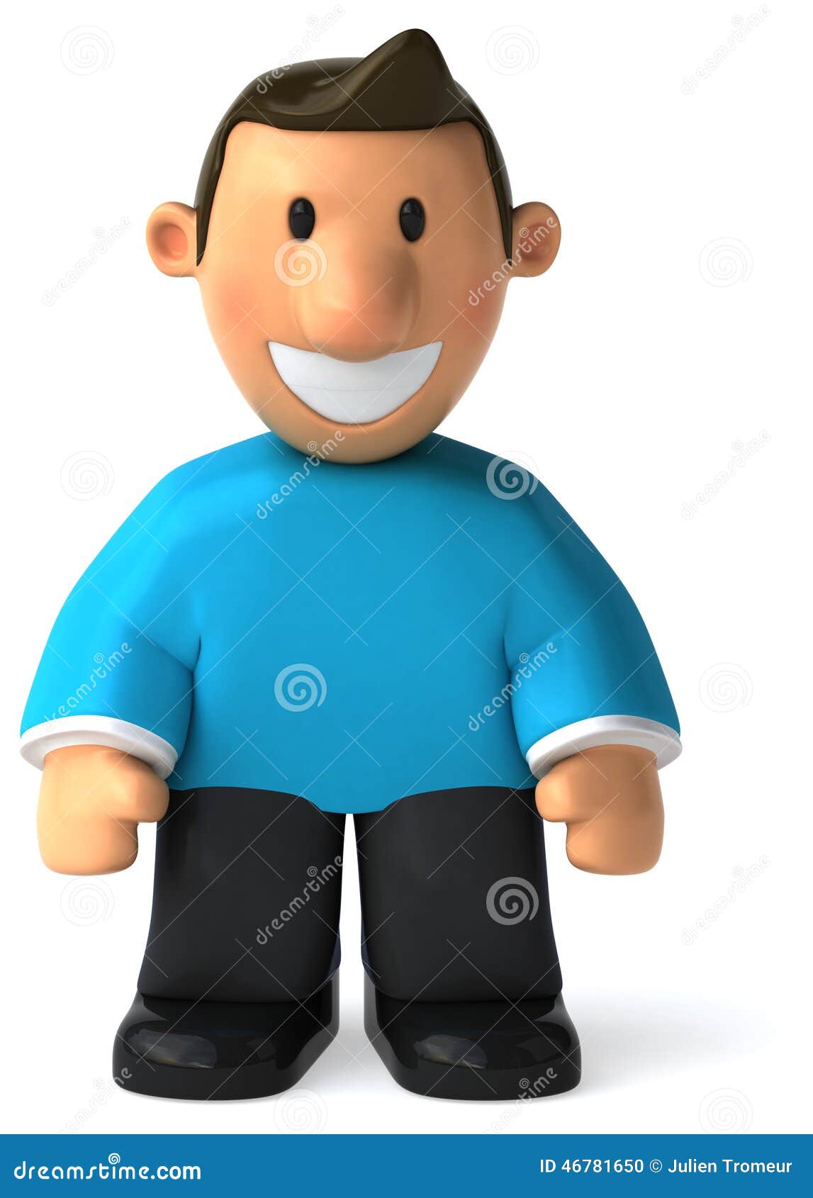 Fun man stock illustration. Illustration of smile, icon - 46781650