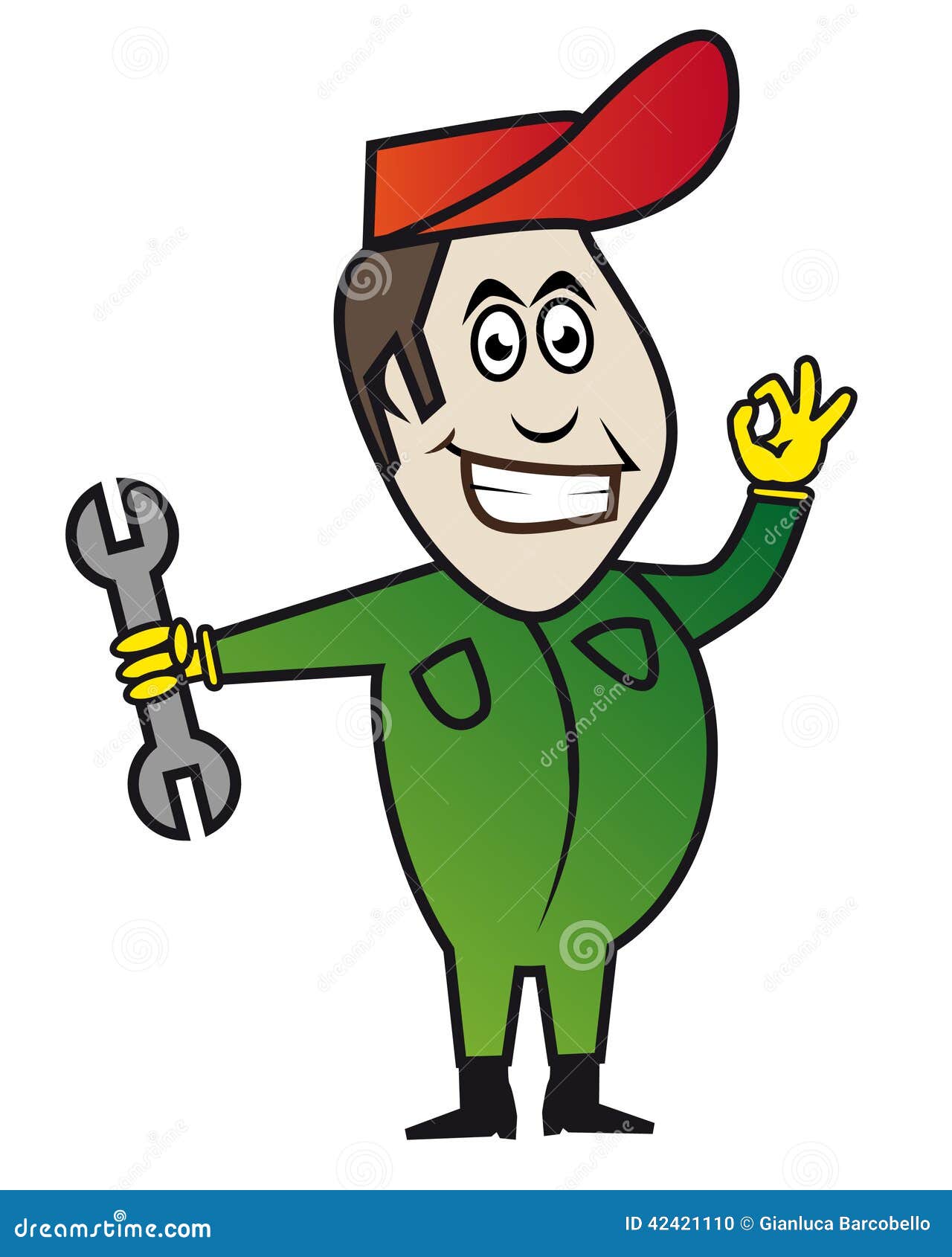 Fun Mechanical engineer stock illustration. Illustration of ...