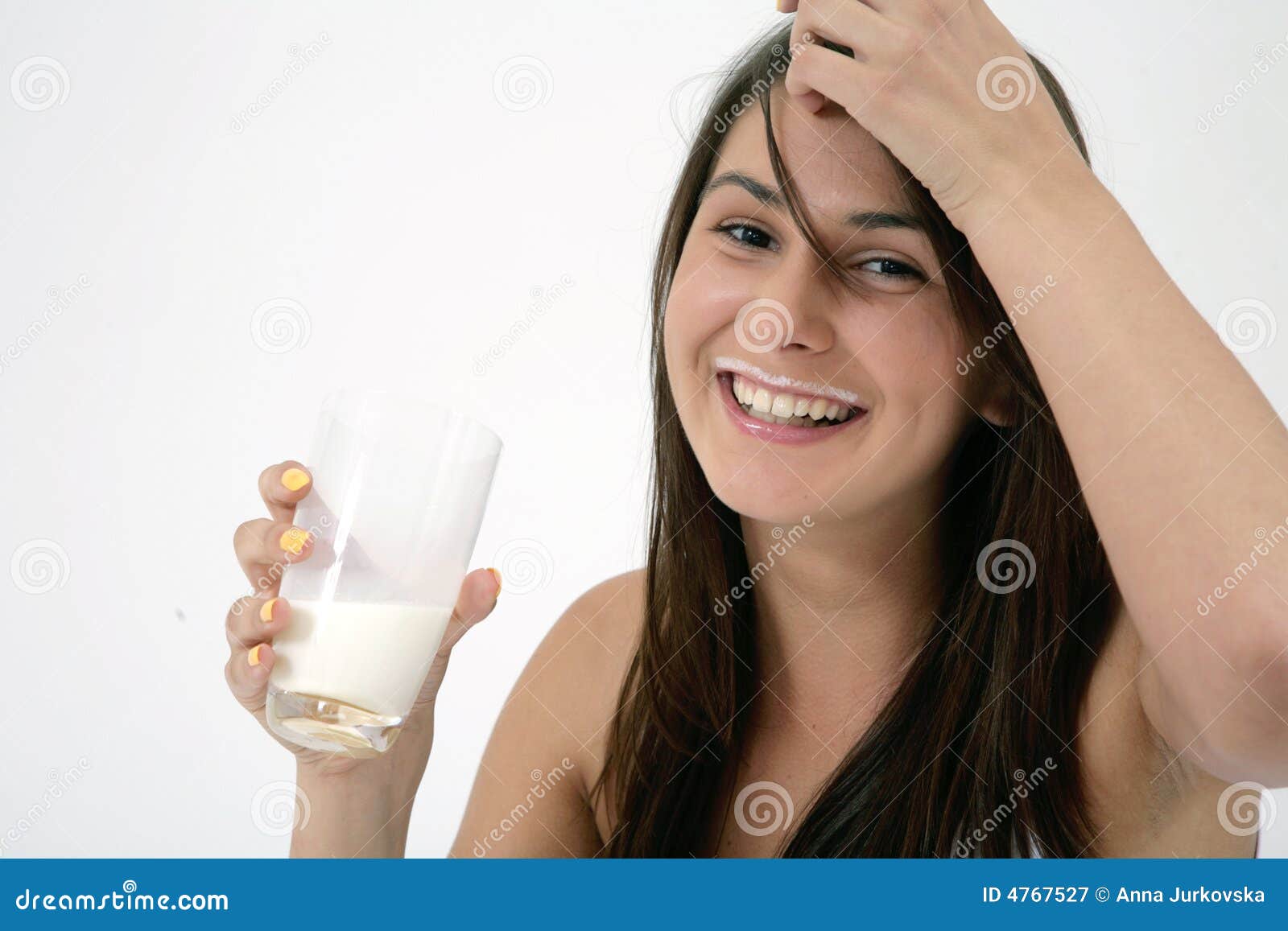 Fun with milk stock image. Image of laugh, smile, expressions - 4767527