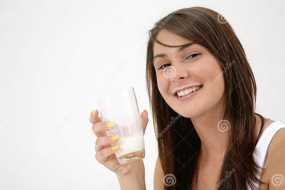 Fun with milk stock image. Image of glass, lifestyle, studio - 4767531