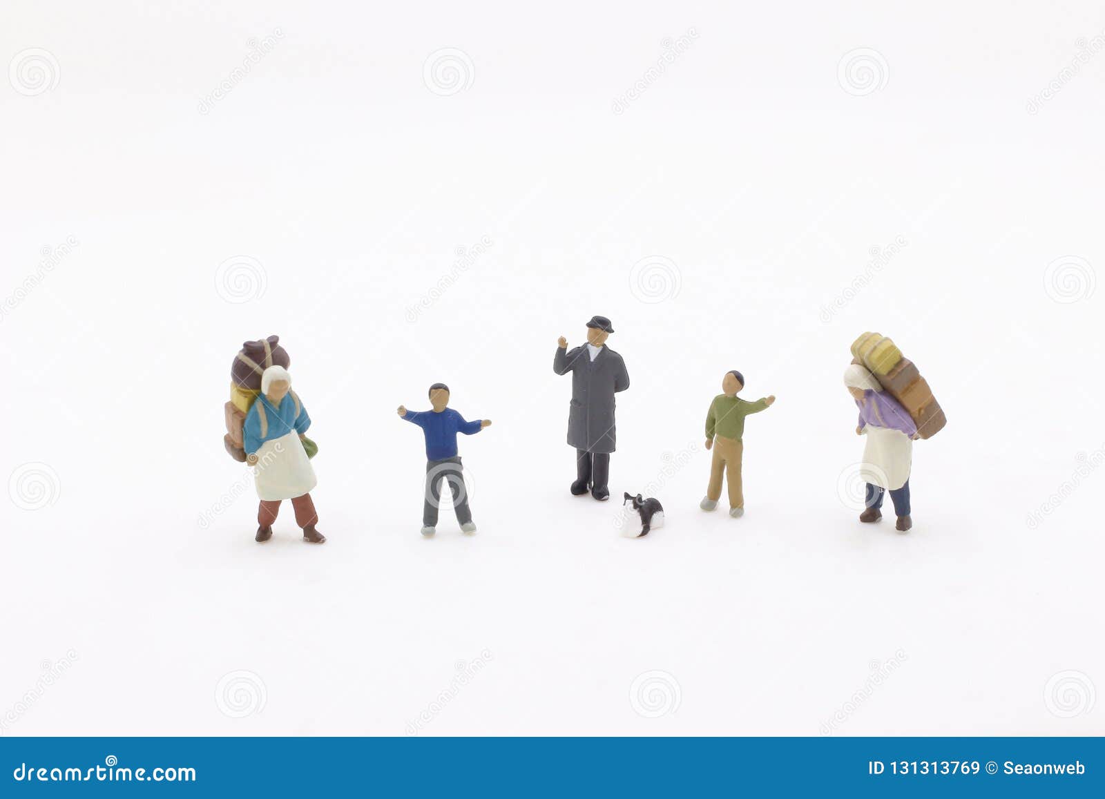 A Fun of Mini Figure on Display Stock Image - Image of national, life ...