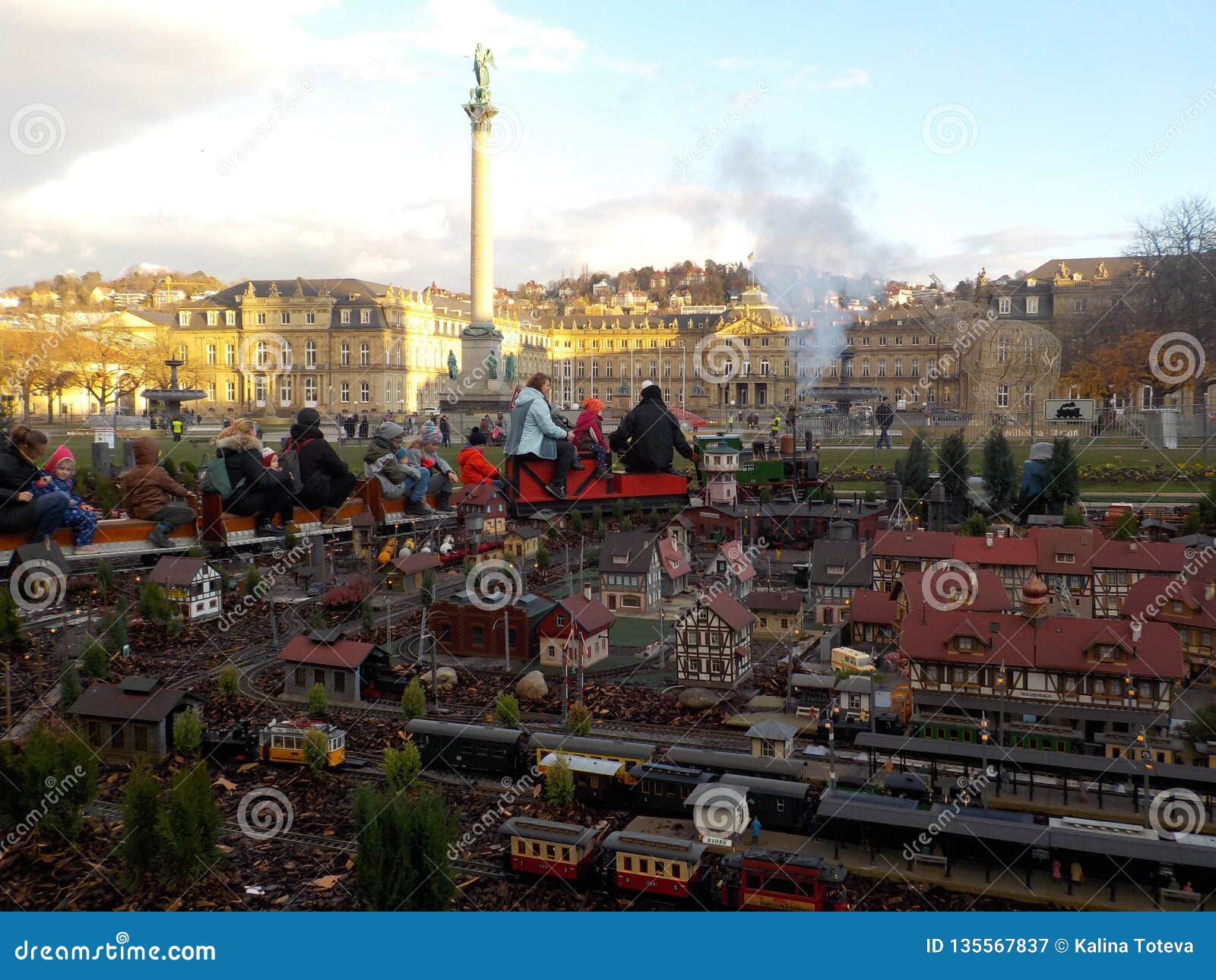 A Fun Mini Train in the Amazing Christmas Markets of Stuttgart, Germany ...
