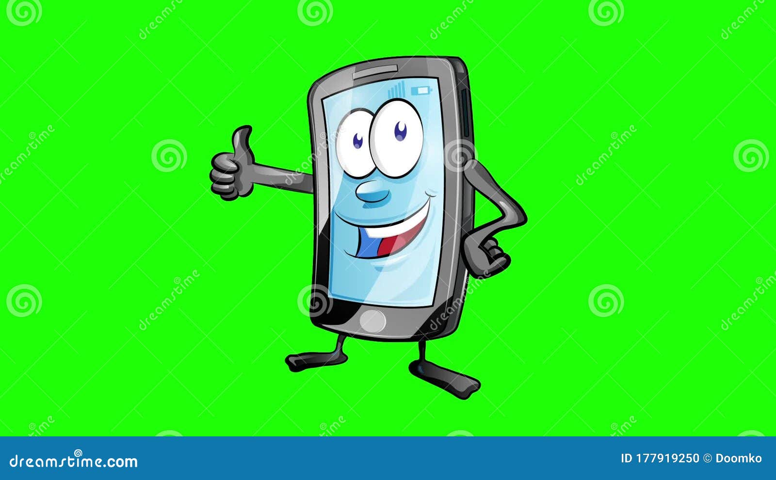 Fun mobile phone cartoon stock footage. Video of leaf - 177919250