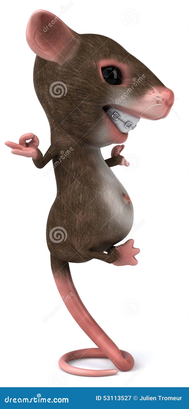 Fun mouse stock illustration. Illustration of furry, molar - 53113527