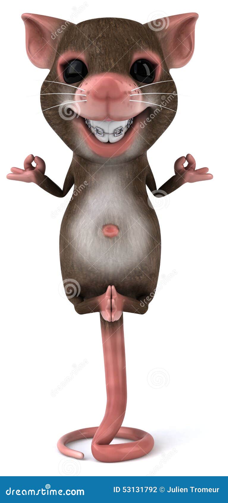Fun mouse stock illustration. Illustration of animal - 53131792