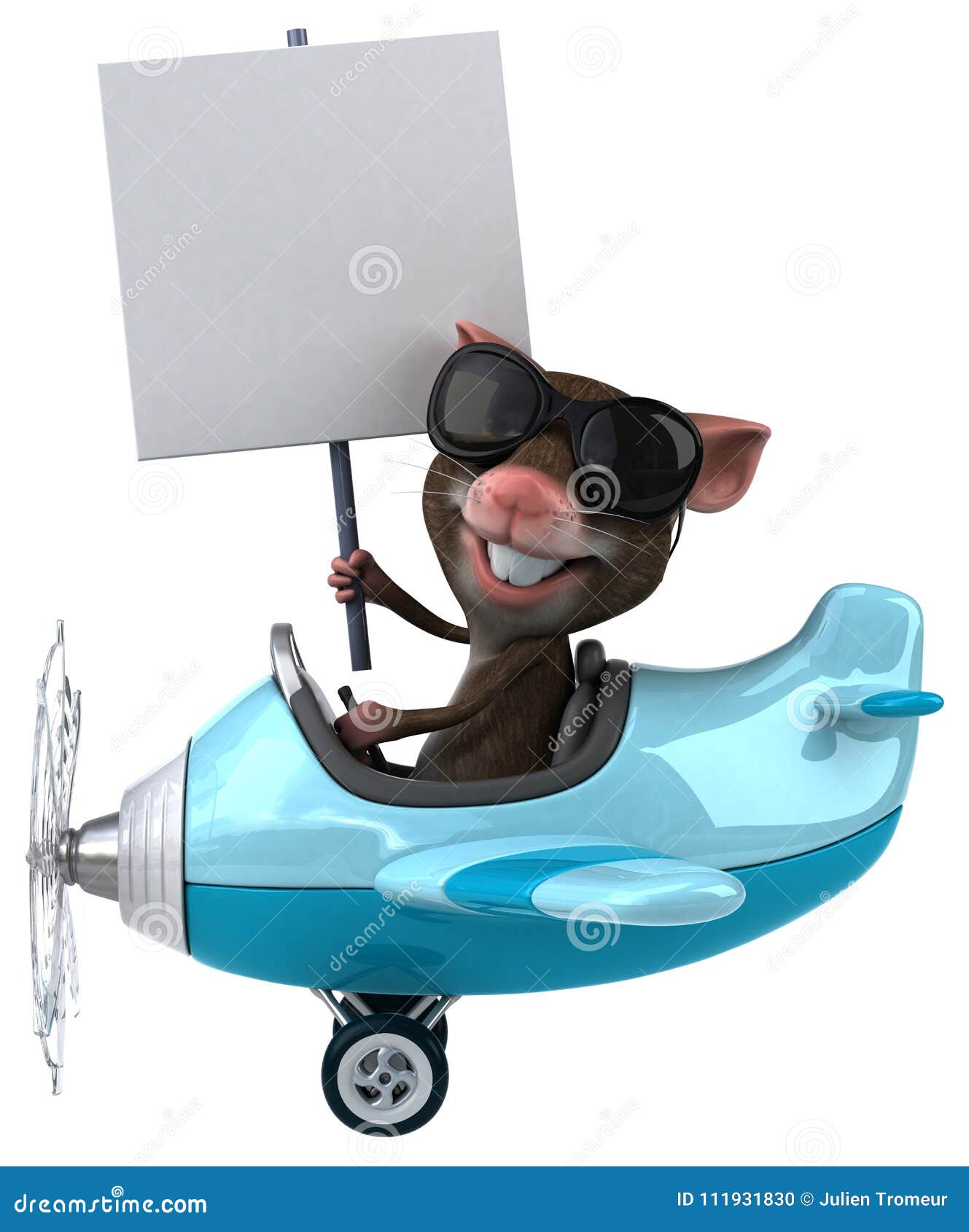 Fun mouse stock illustration. Illustration of brown - 111931830