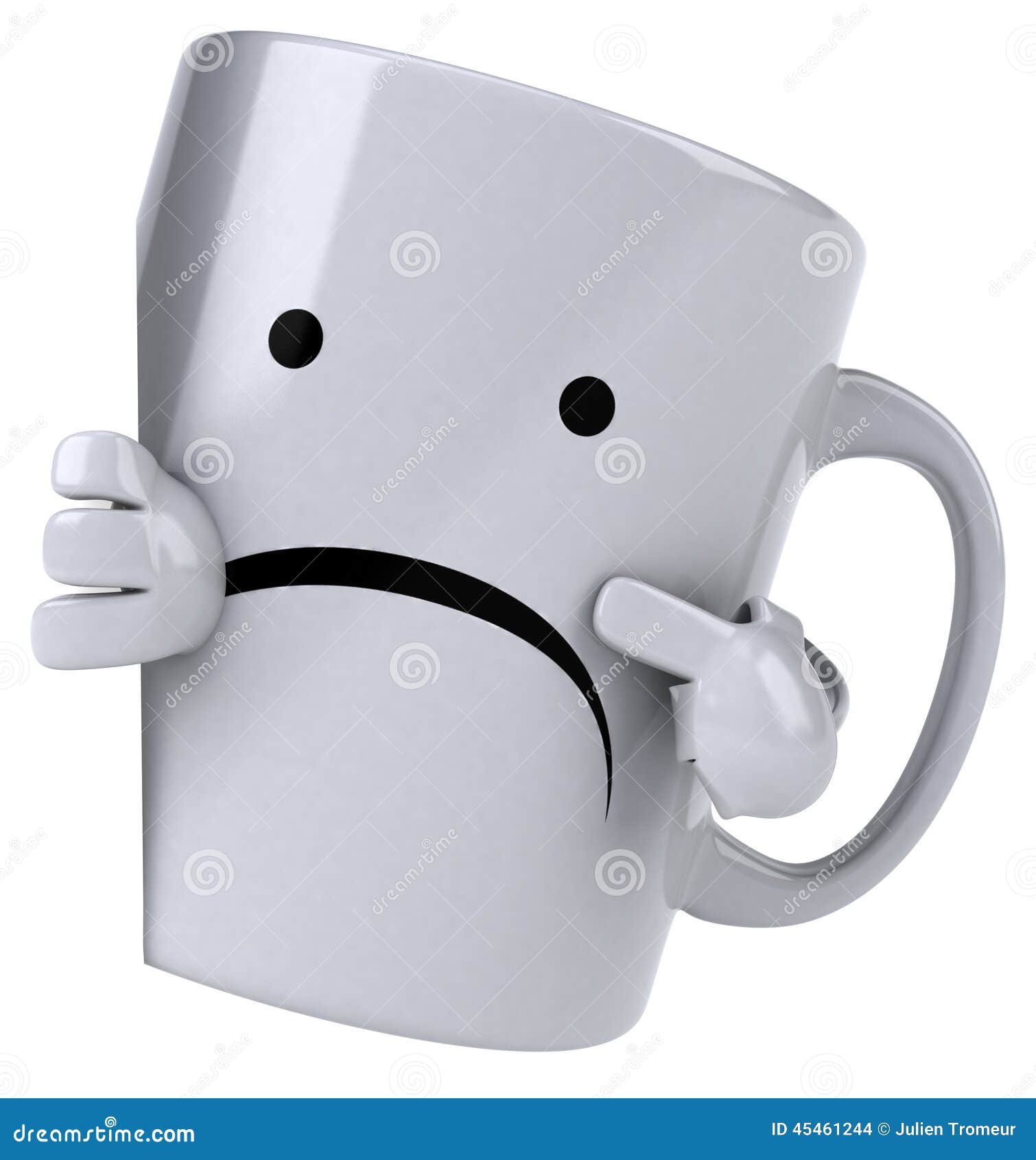 Fun mug stock illustration. Illustration of beverage - 45461244