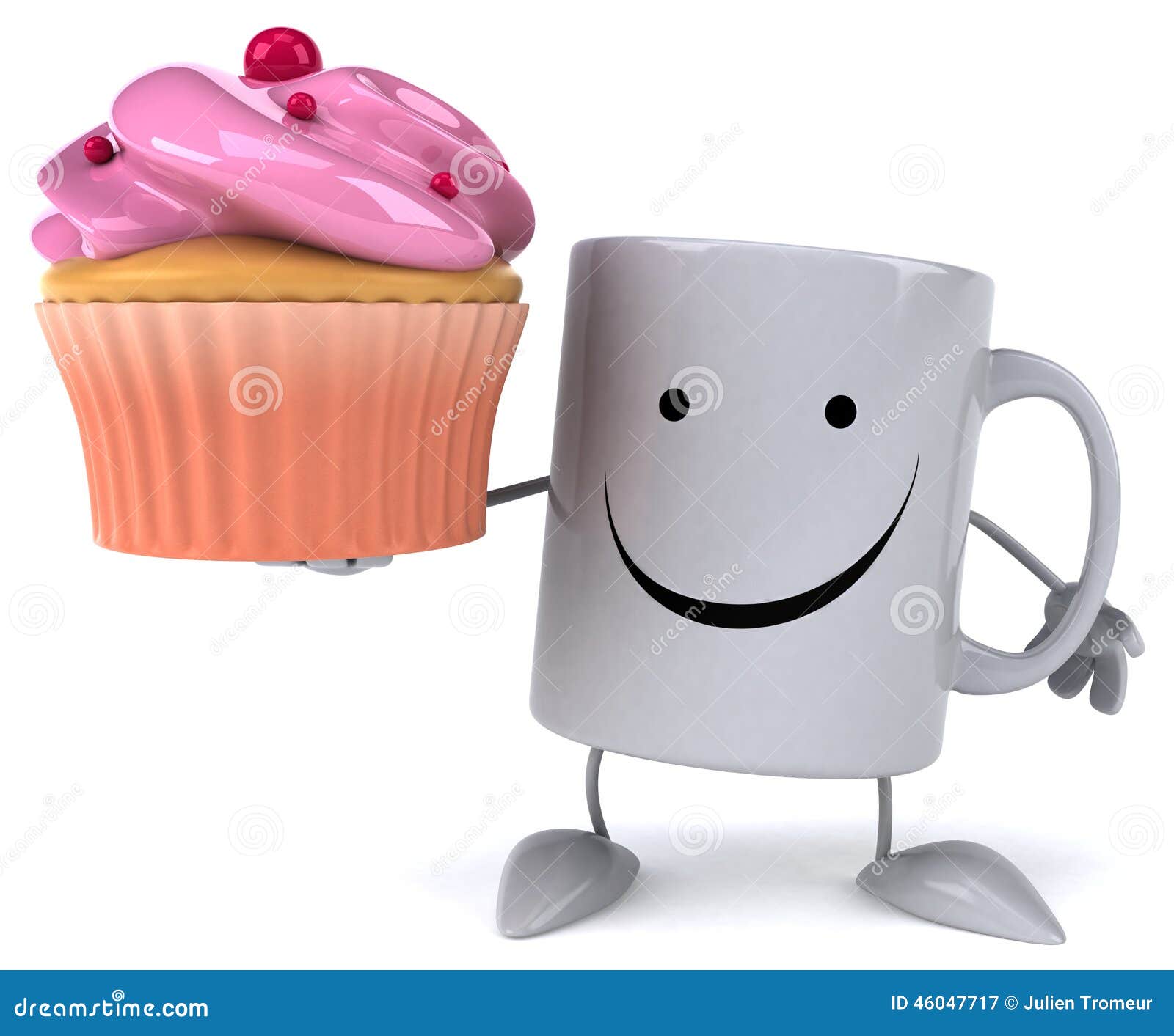 Fun mug stock illustration. Illustration of porcelain - 46047717