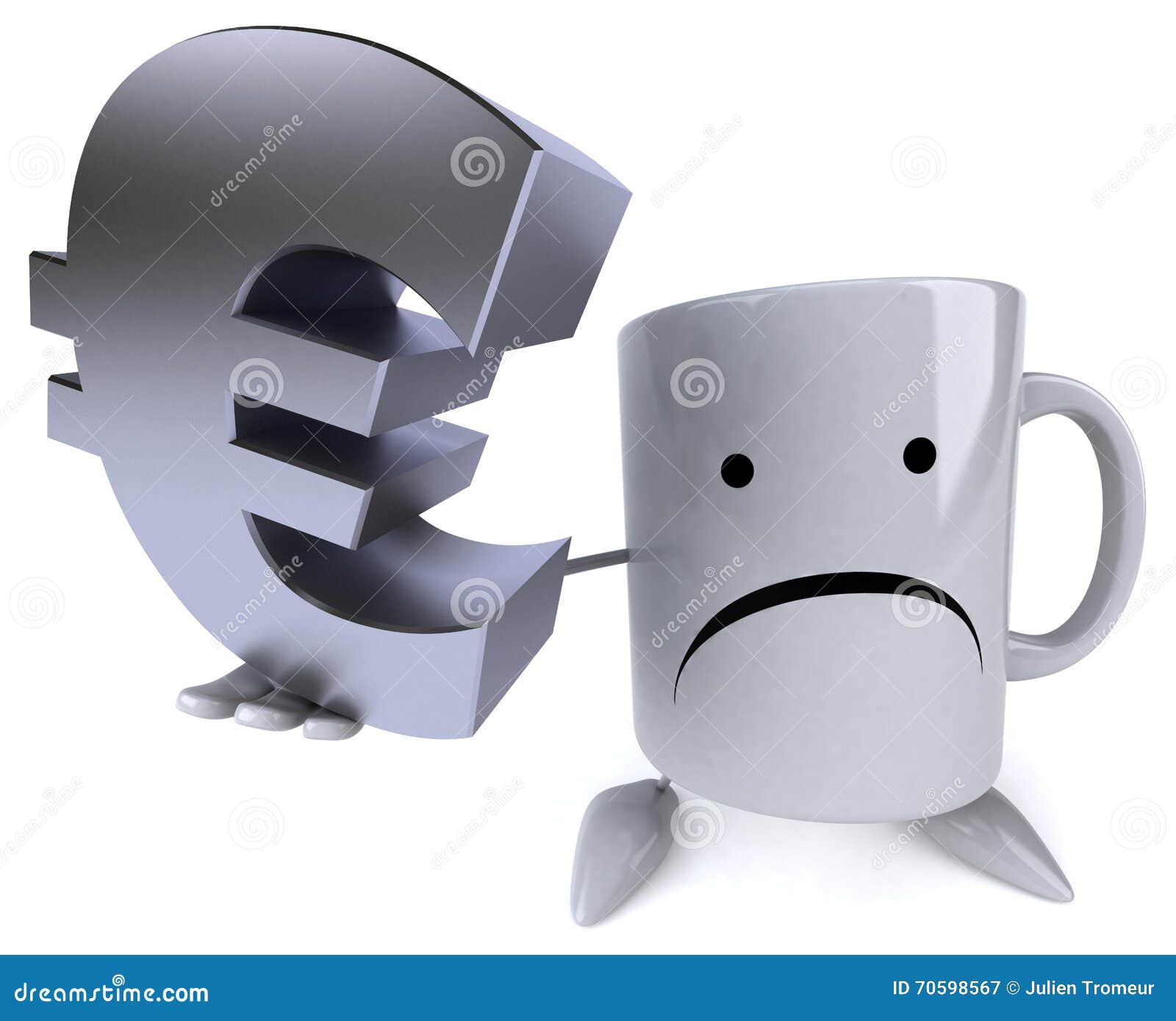 Fun mug stock illustration. Illustration of waking, beverage - 70598567