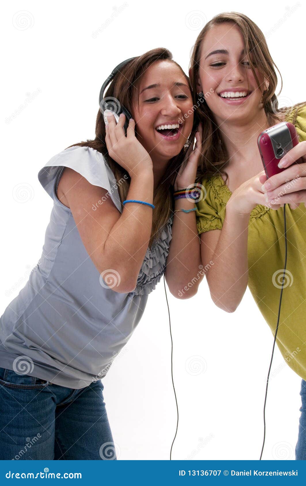 Fun and music stock image. Image of cute, cheerful, caucasian - 13136707