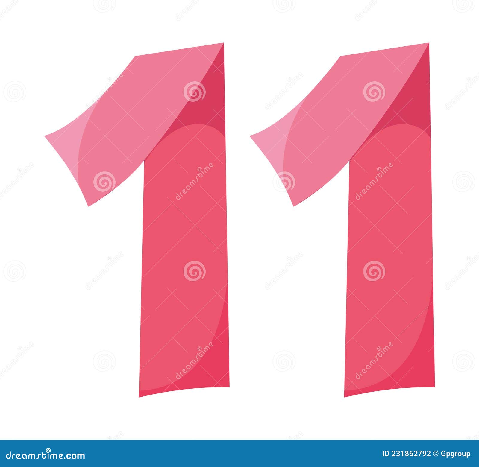 The Number Eleven Royalty-Free Stock Photography | CartoonDealer.com ...