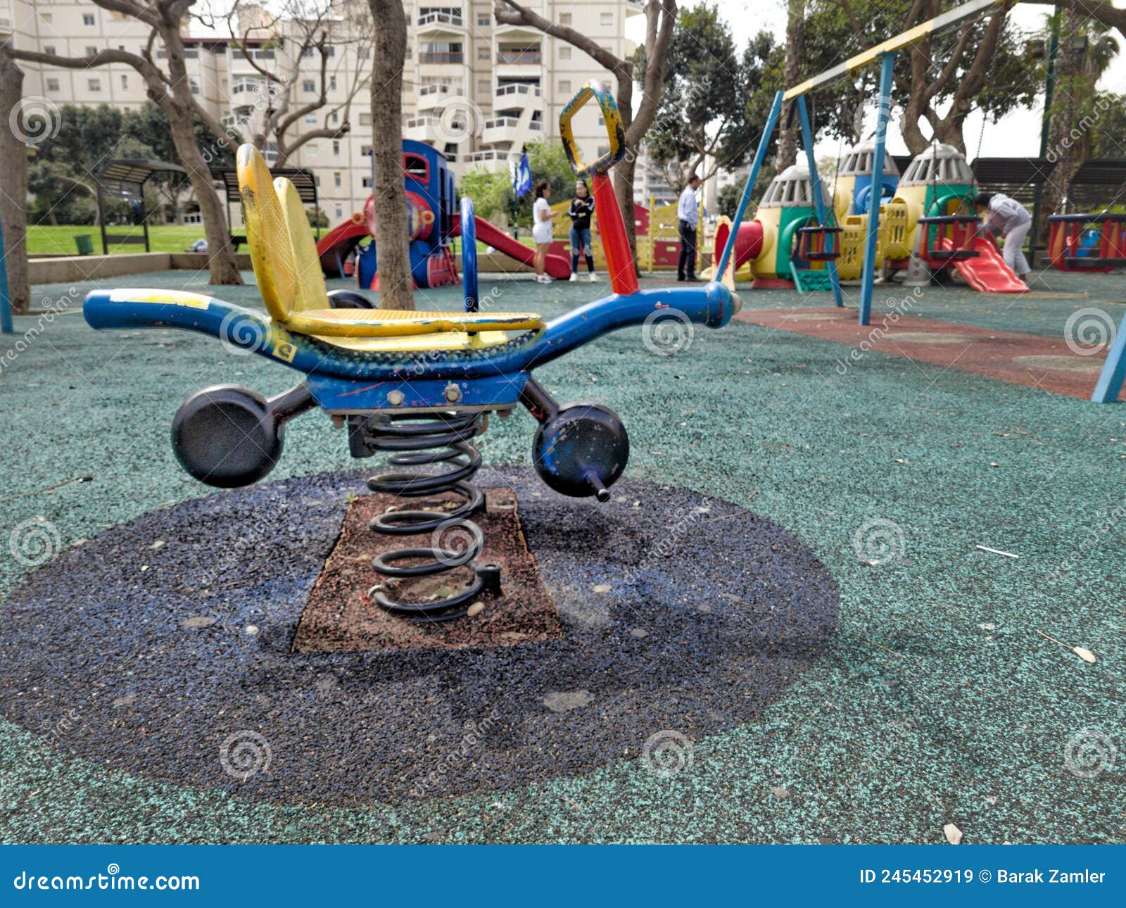 A Fun Object in a Playground for Kids Stock Image - Image of kids ...