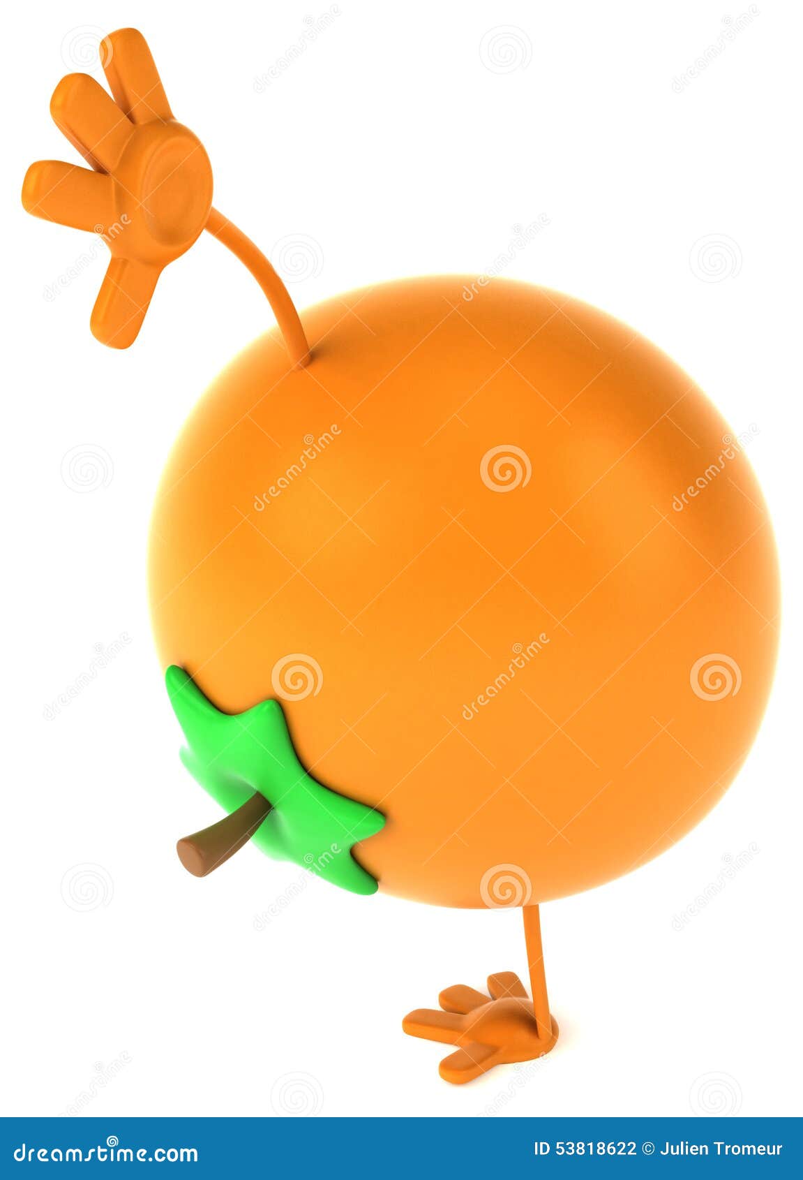 Fun orange stock illustration. Illustration of fruit - 53818622