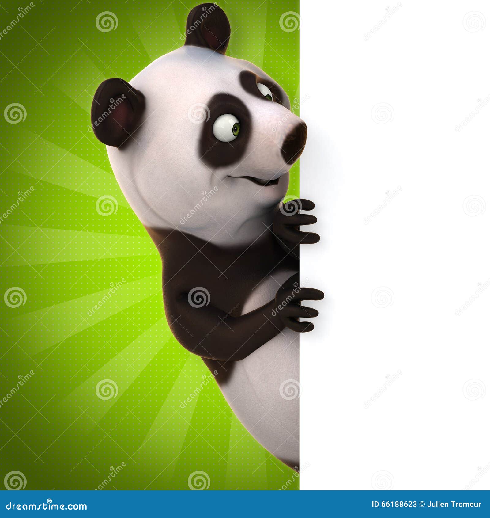 Fun panda stock illustration. Illustration of panda, isolated - 66188623