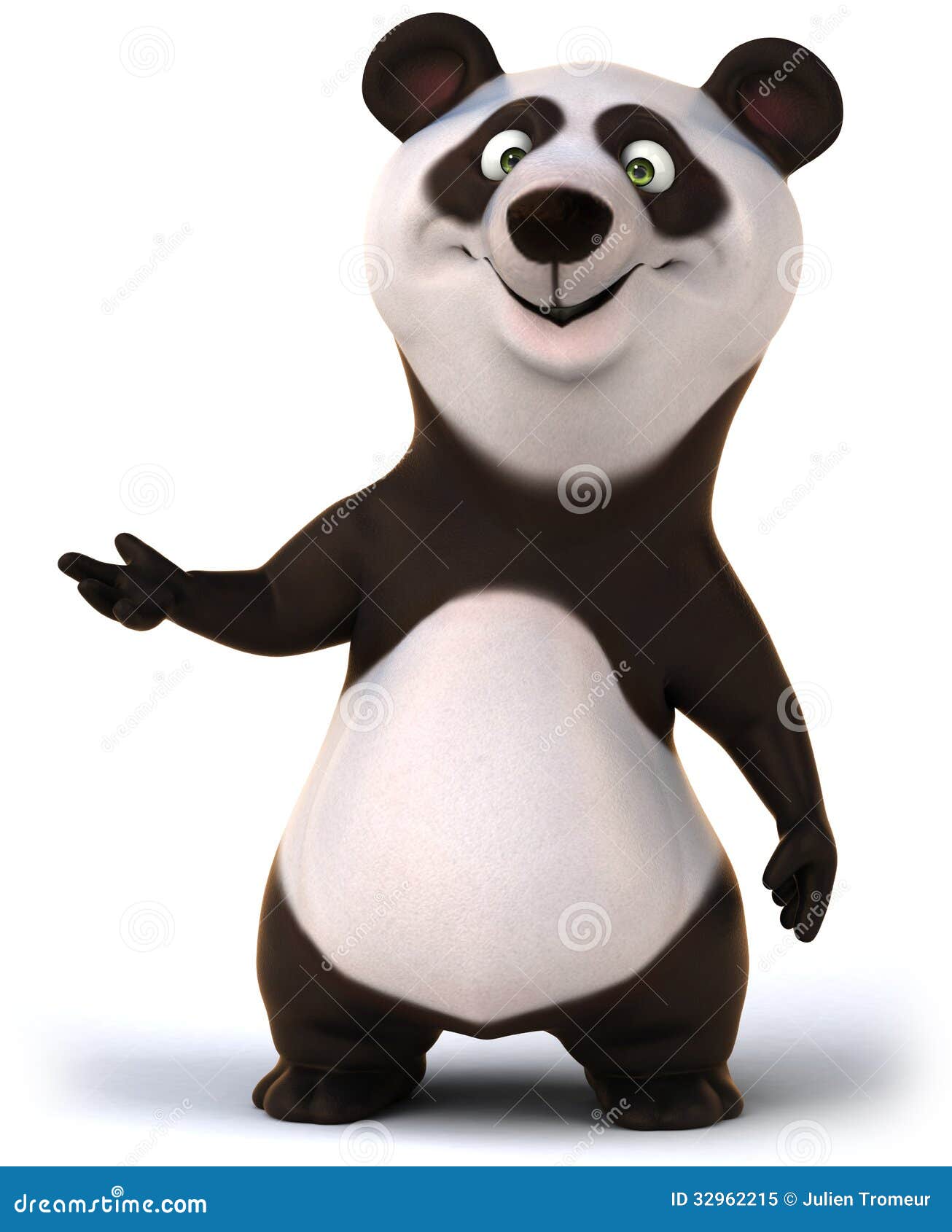 Fun panda stock illustration. Illustration of danger - 32962215