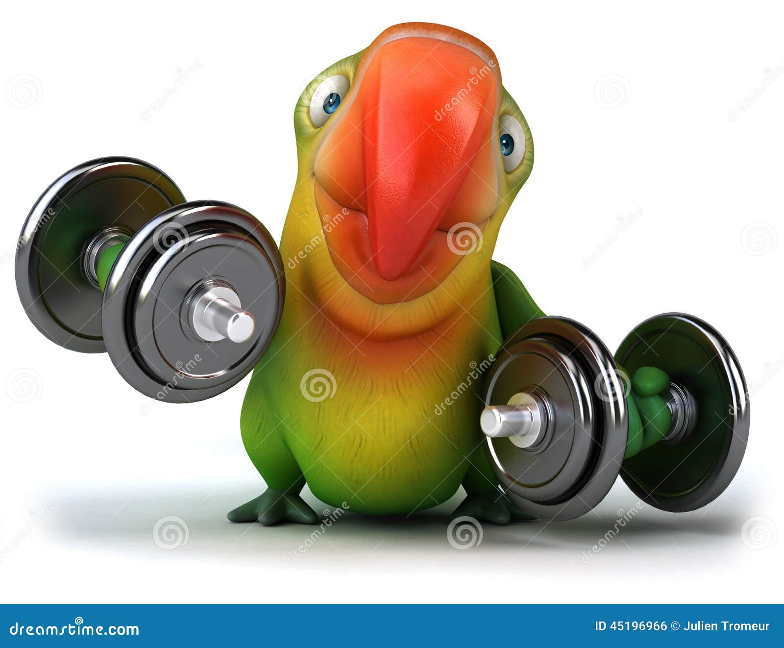 Fun parrot stock illustration. Illustration of flight - 45196966