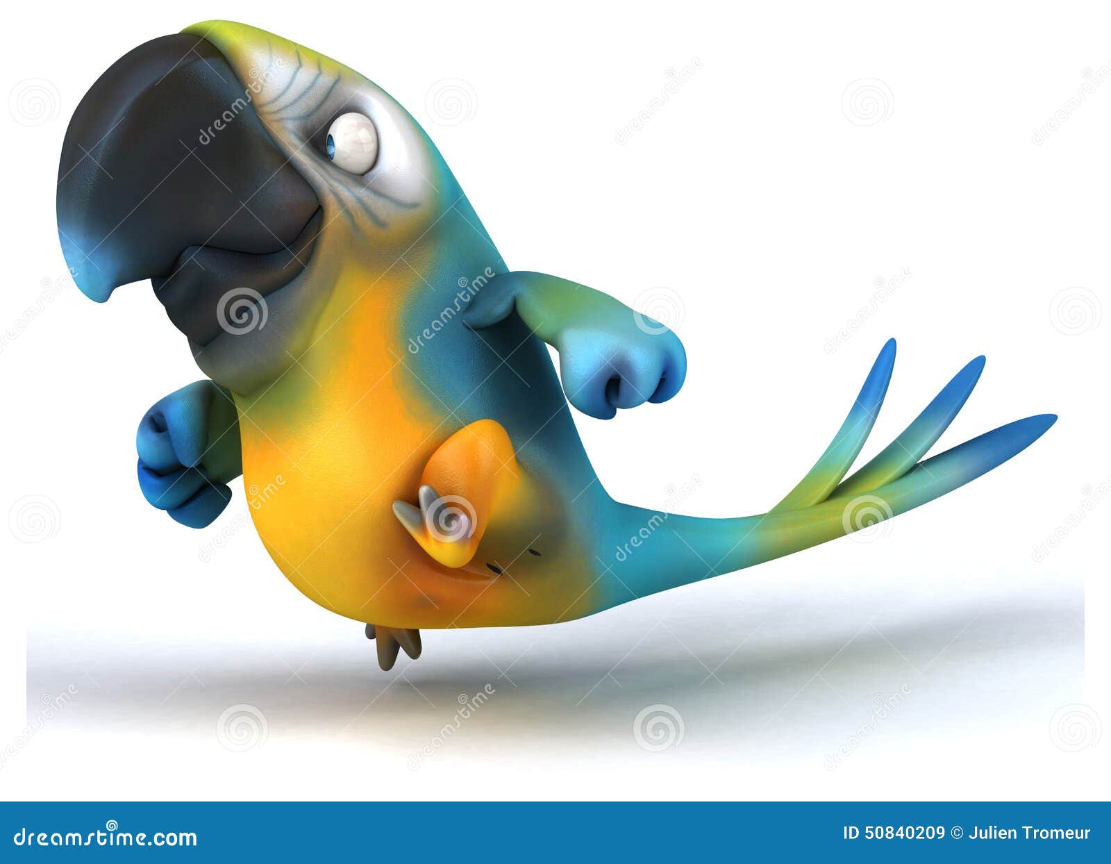 Fun parrot stock illustration. Illustration of perch - 50840209
