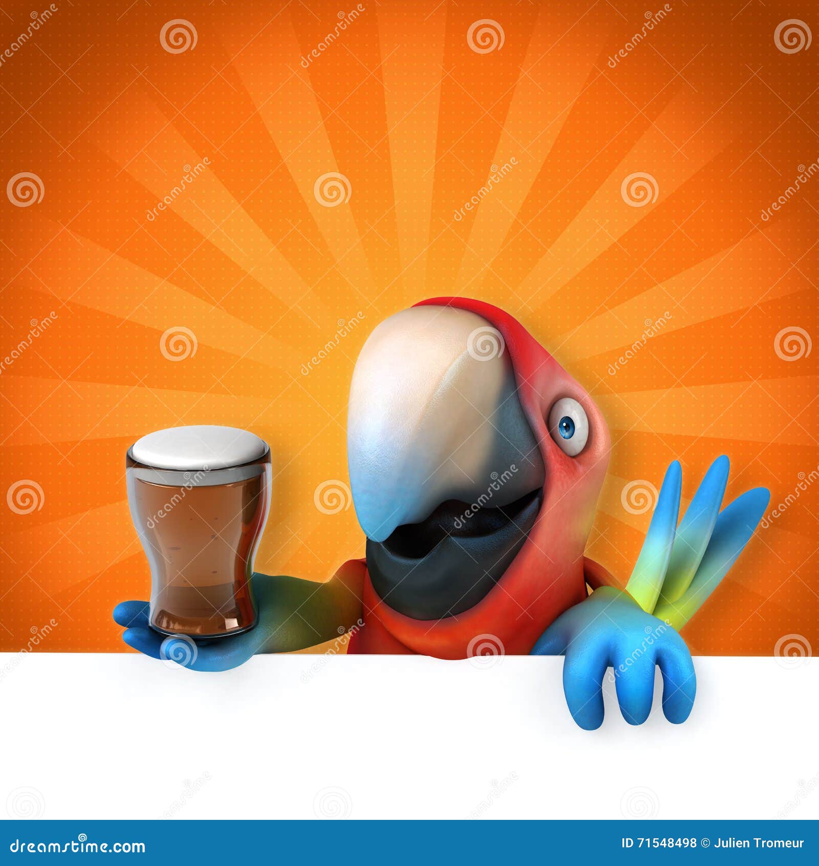 Beer Mug And Parrot - Pirate Symbols. Vector Illuastration ...
