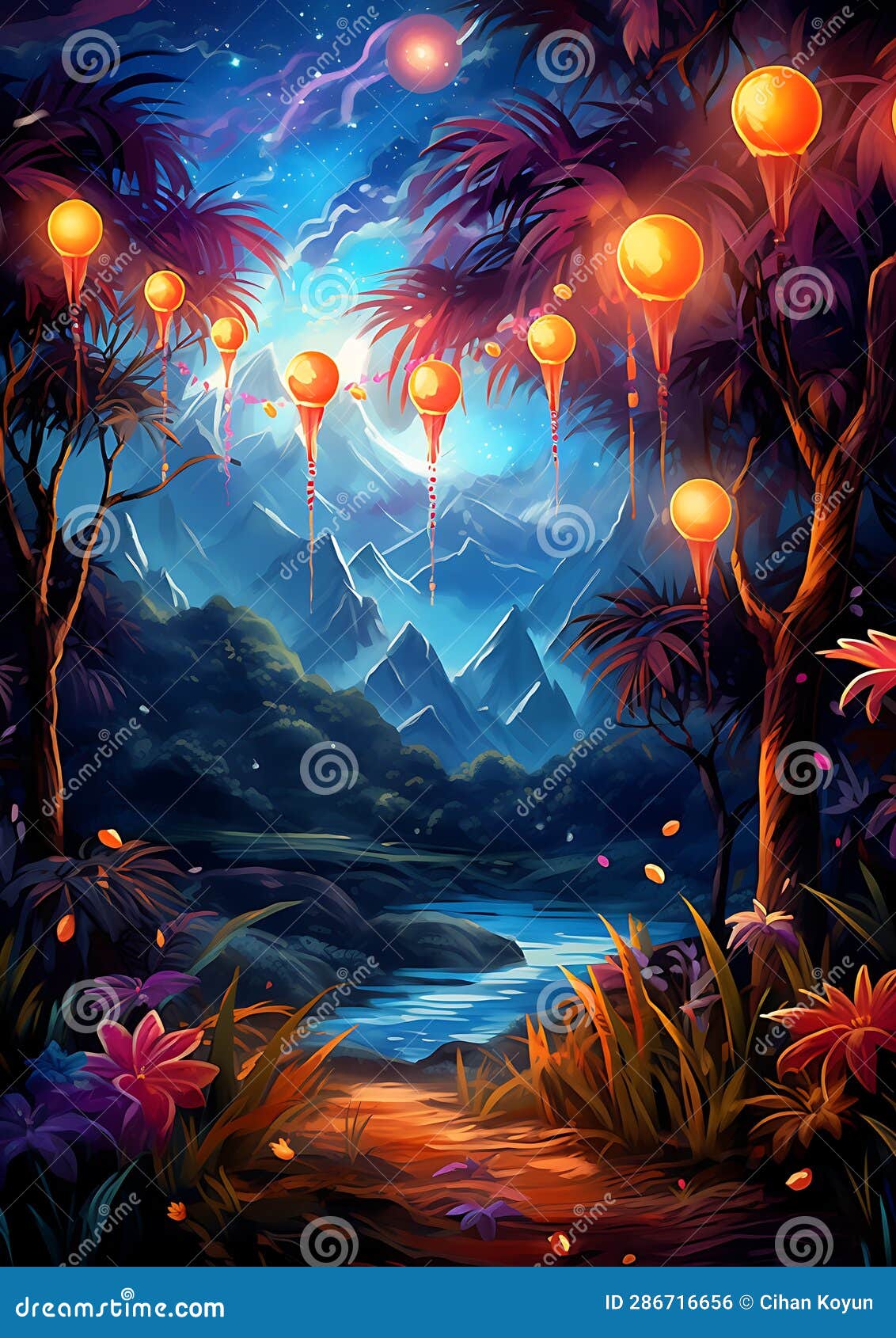 Fun party backdrops stock illustration. Illustration of happy - 286716656