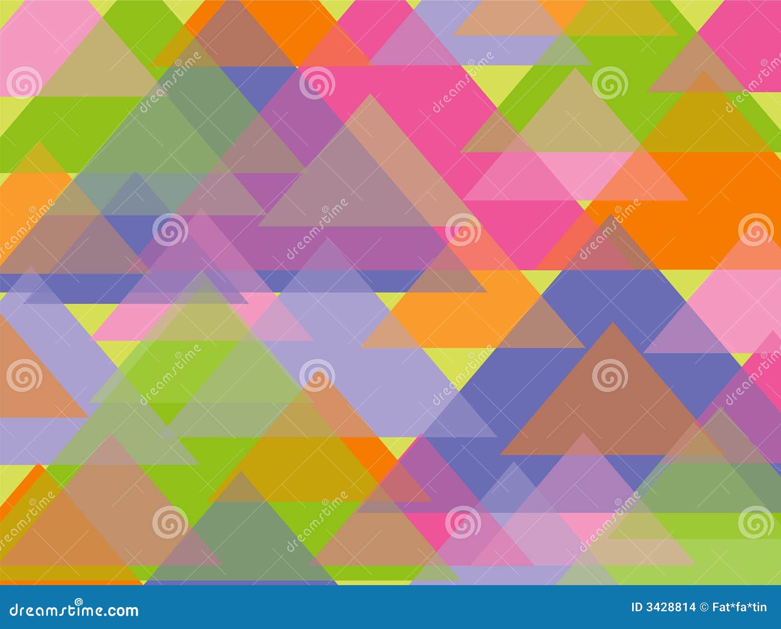 Fun pastel triangles stock vector. Illustration of bright - 3428814