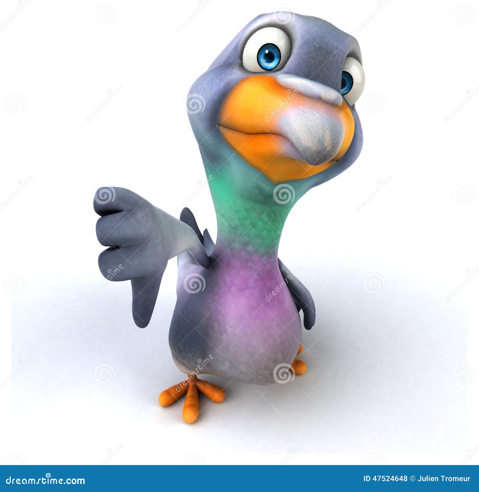 Fun pigeon stock illustration. Illustration of trip, beautiful - 47524648