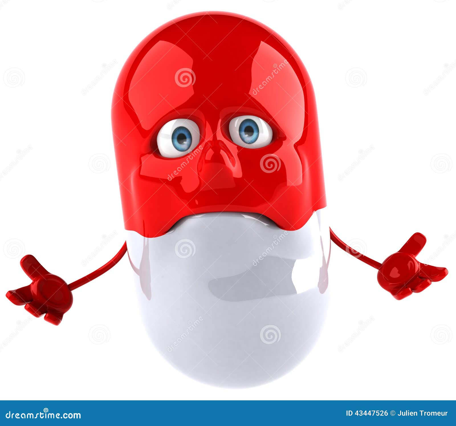 Fun pill stock illustration. Illustration of pill, medicine - 43447526