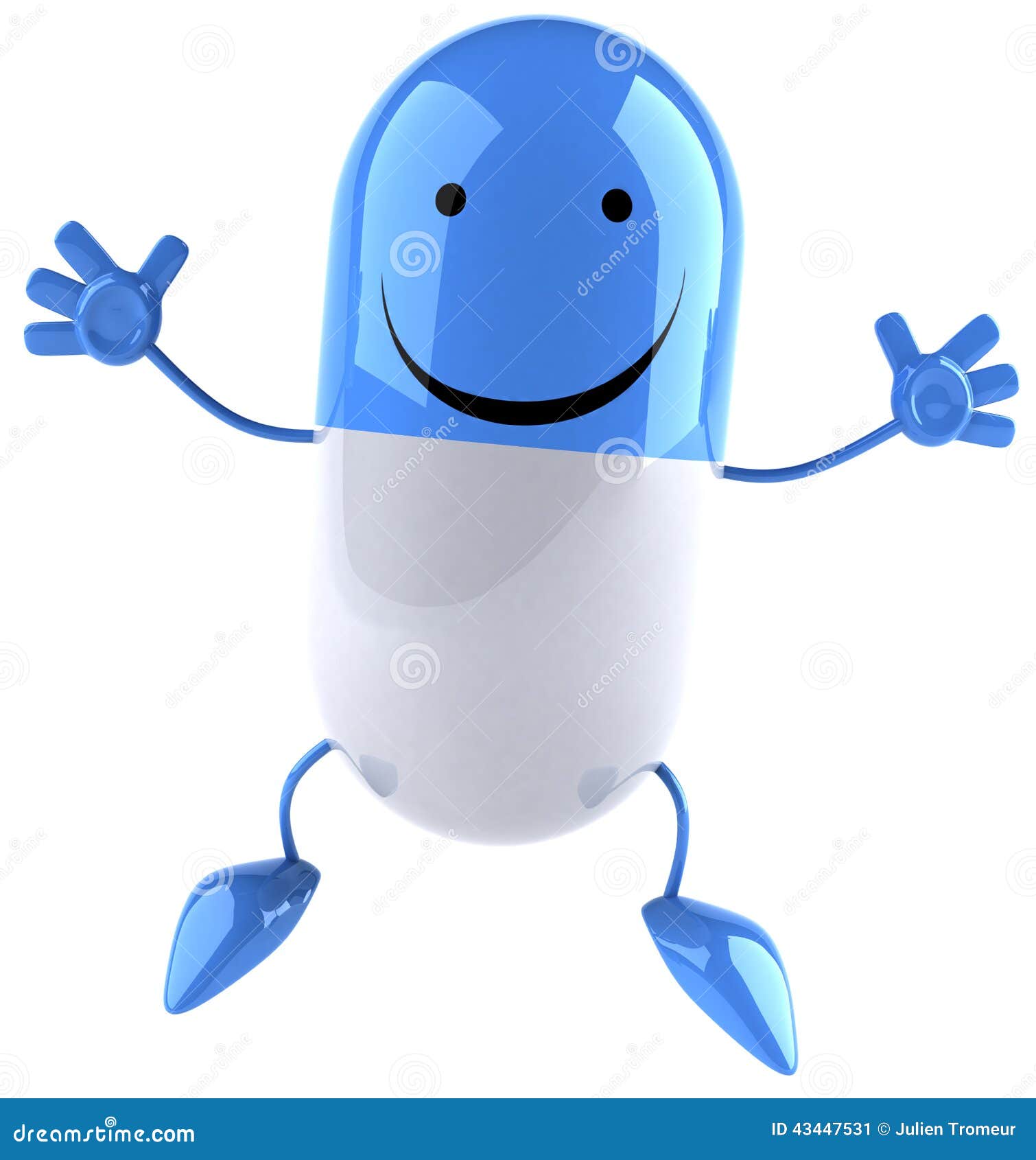 Fun pill stock illustration. Illustration of drug, medical - 43447531