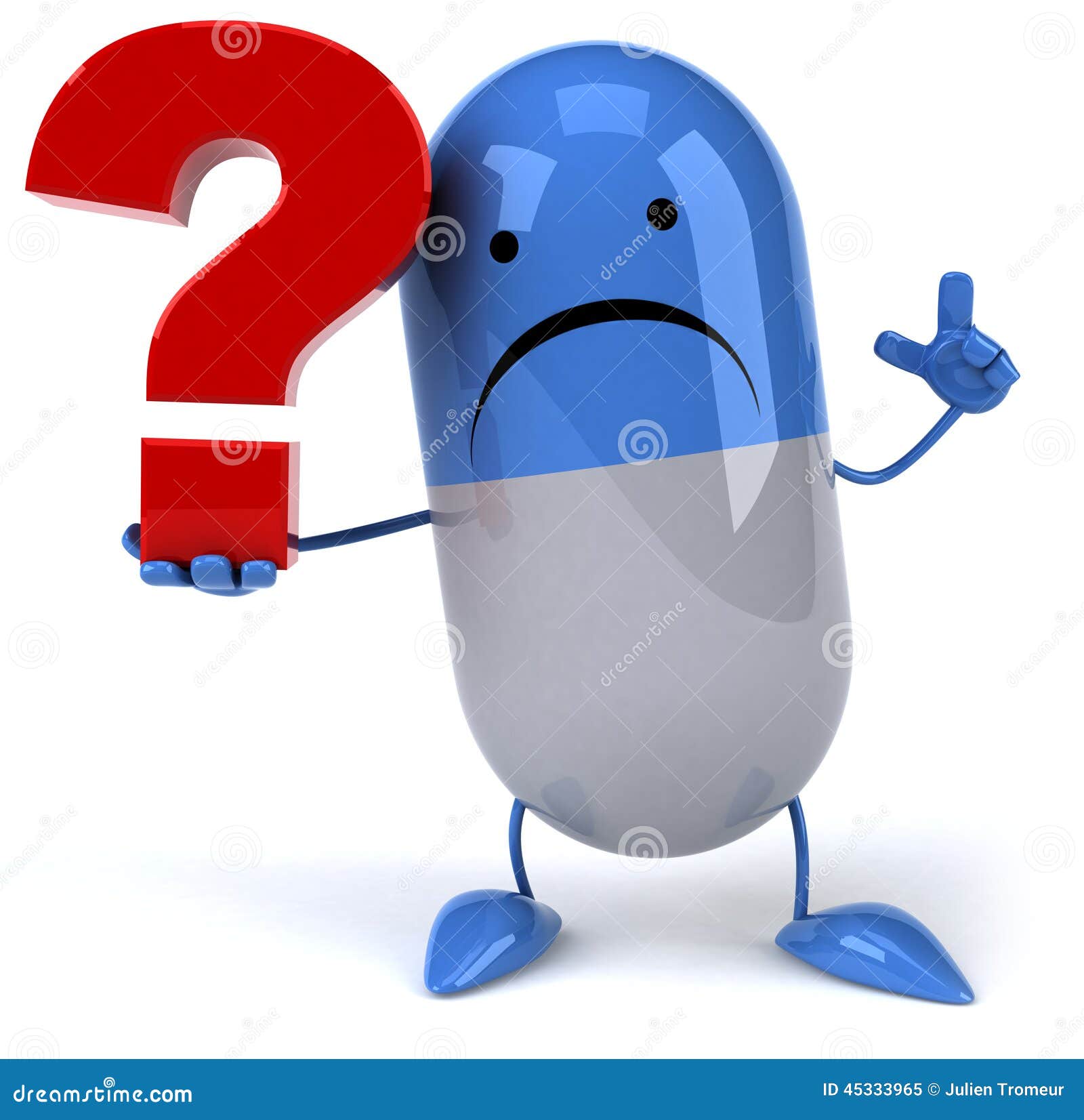 Fun pill stock illustration. Illustration of render, healthy - 45333965