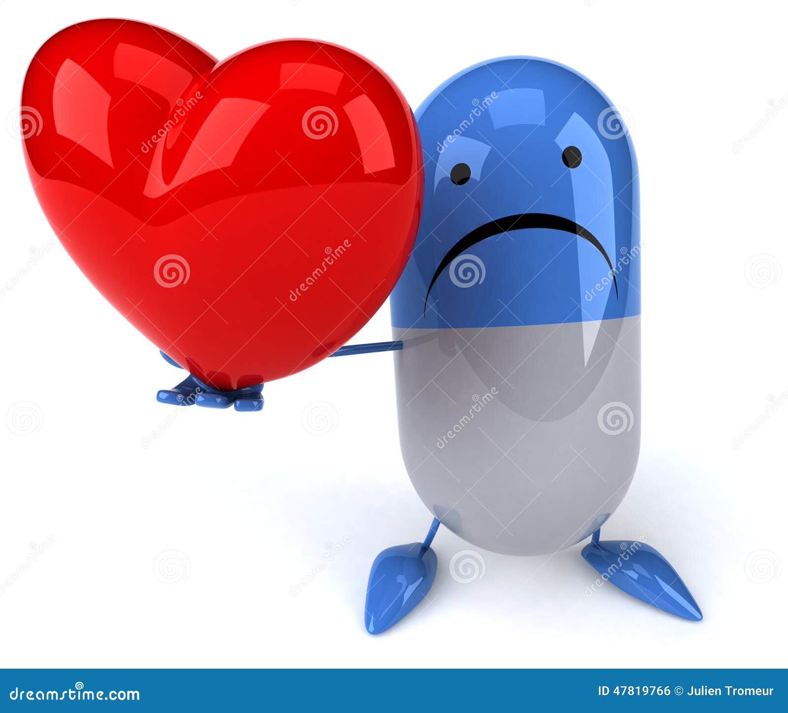 Fun pill stock illustration. Illustration of medical - 47819766