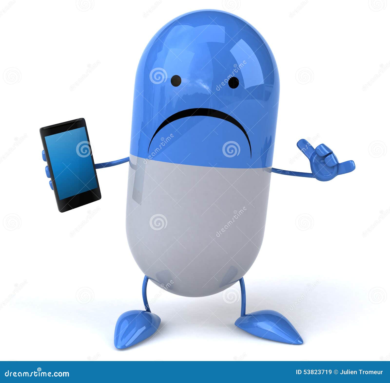 Fun pill stock illustration. Illustration of antibiotic - 53823719