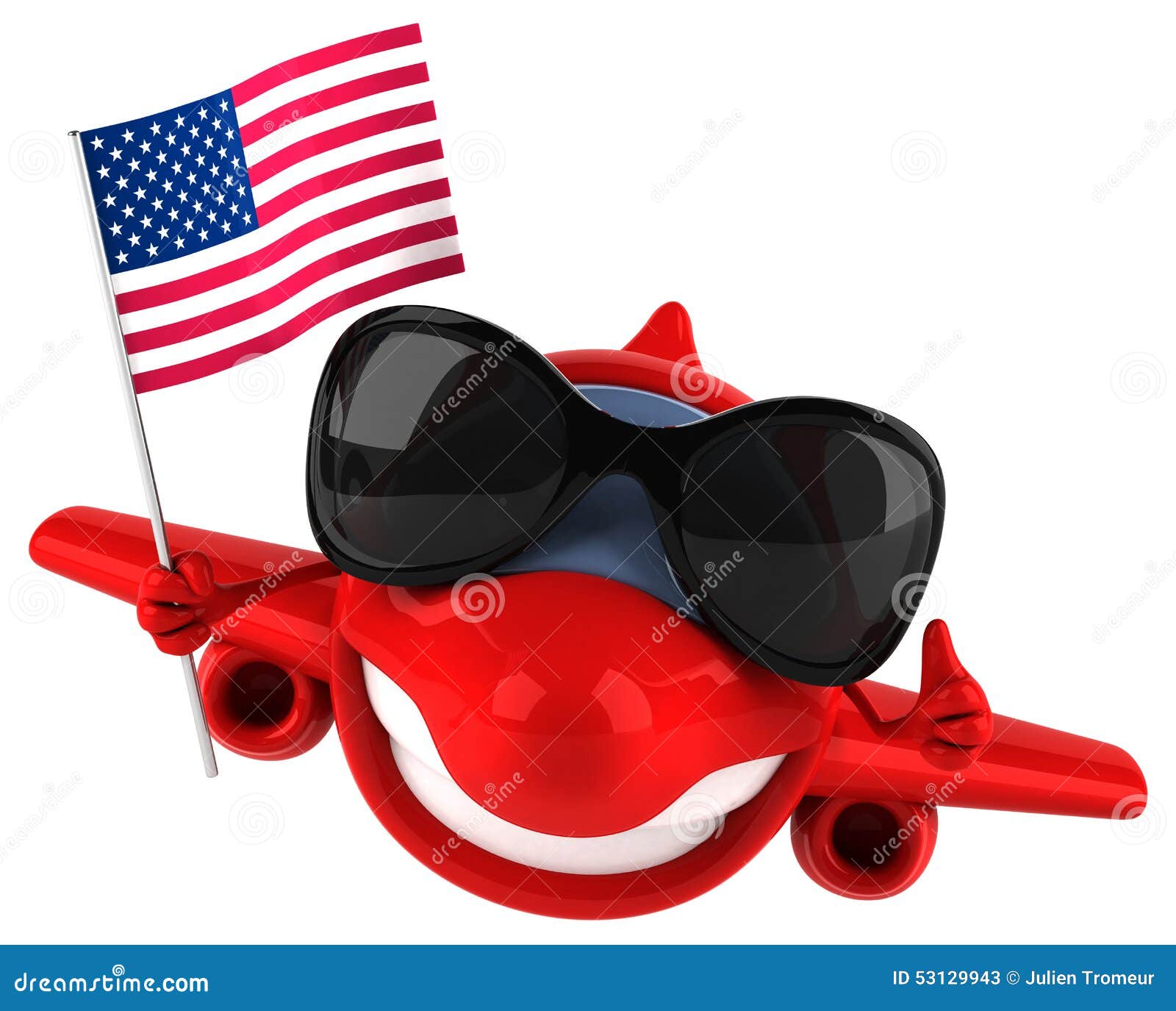 Fun plane stock illustration. Illustration of travel - 53129943