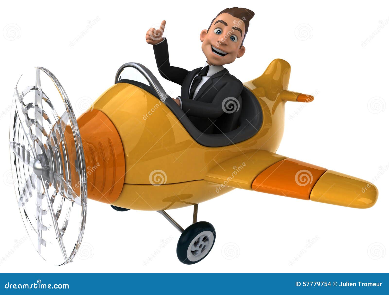 Fun plane stock illustration. Illustration of airplane - 57779754