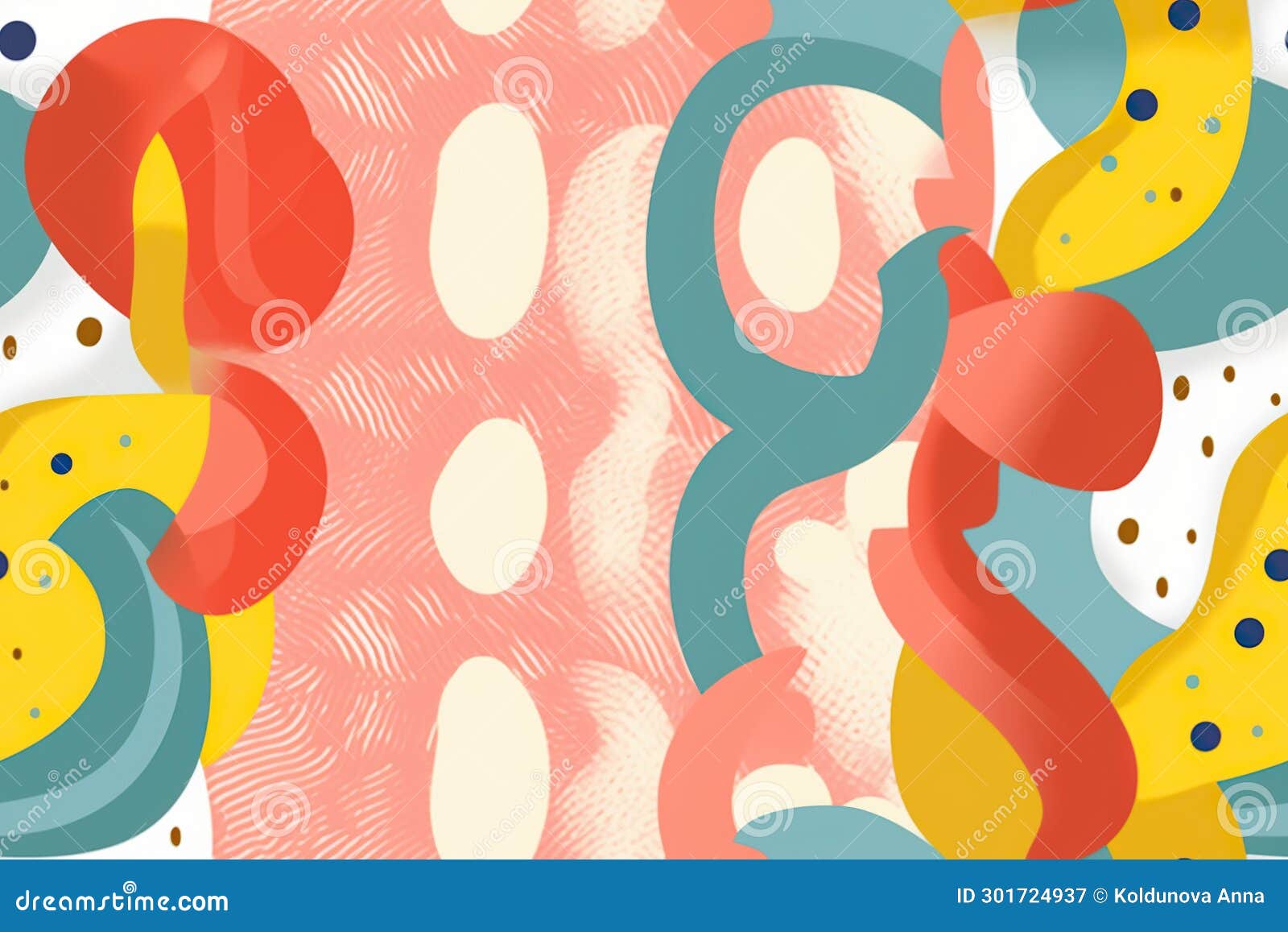 Fun and playful prints stock illustration. Illustration of print ...