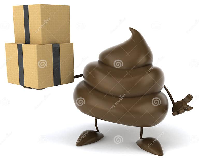Fun poop stock illustration. Illustration of shit, doodoo - 53220258