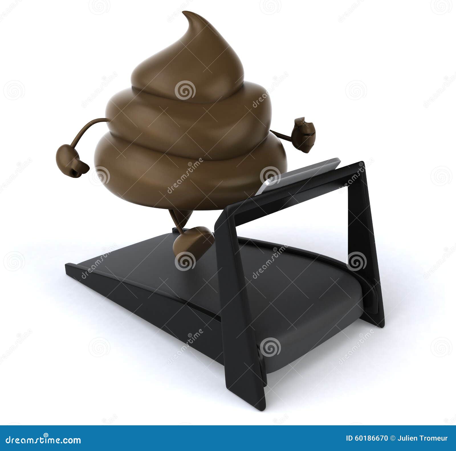 Fun poop stock illustration. Illustration of smelly, cartoon - 60186670