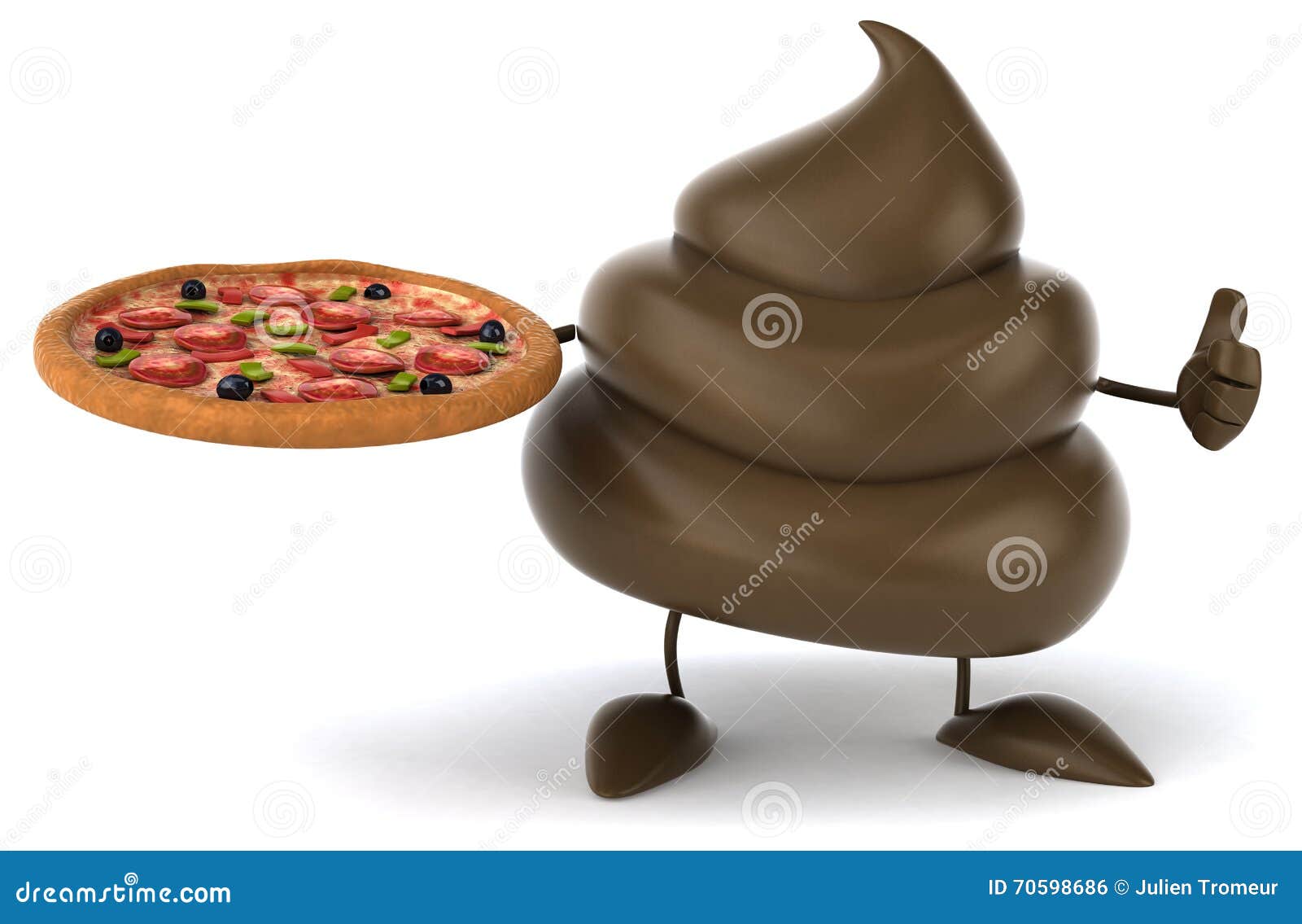 Fun poop stock illustration. Illustration of pile, childish - 70598686