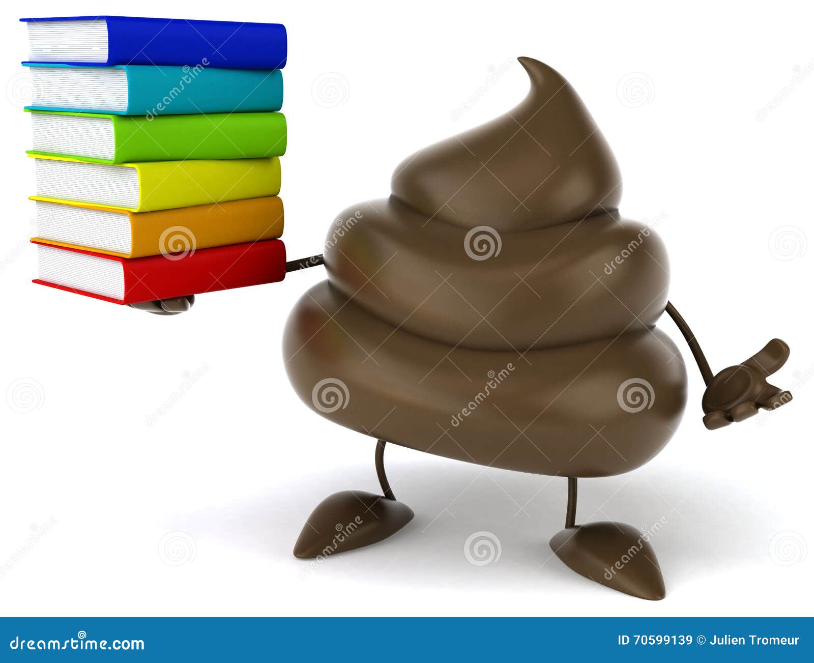 Fun poop stock illustration. Illustration of turd, funny - 70599139