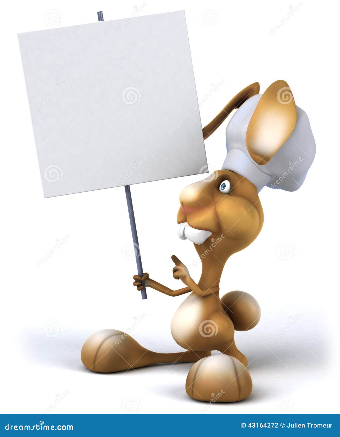 Fun rabbit stock illustration. Illustration of rabbit - 43164272