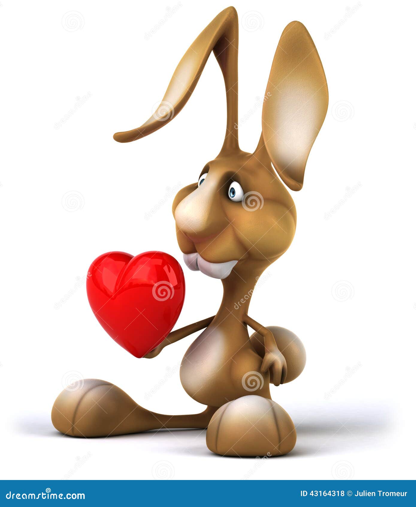 Fun rabbit stock illustration. Illustration of bunny - 43164318