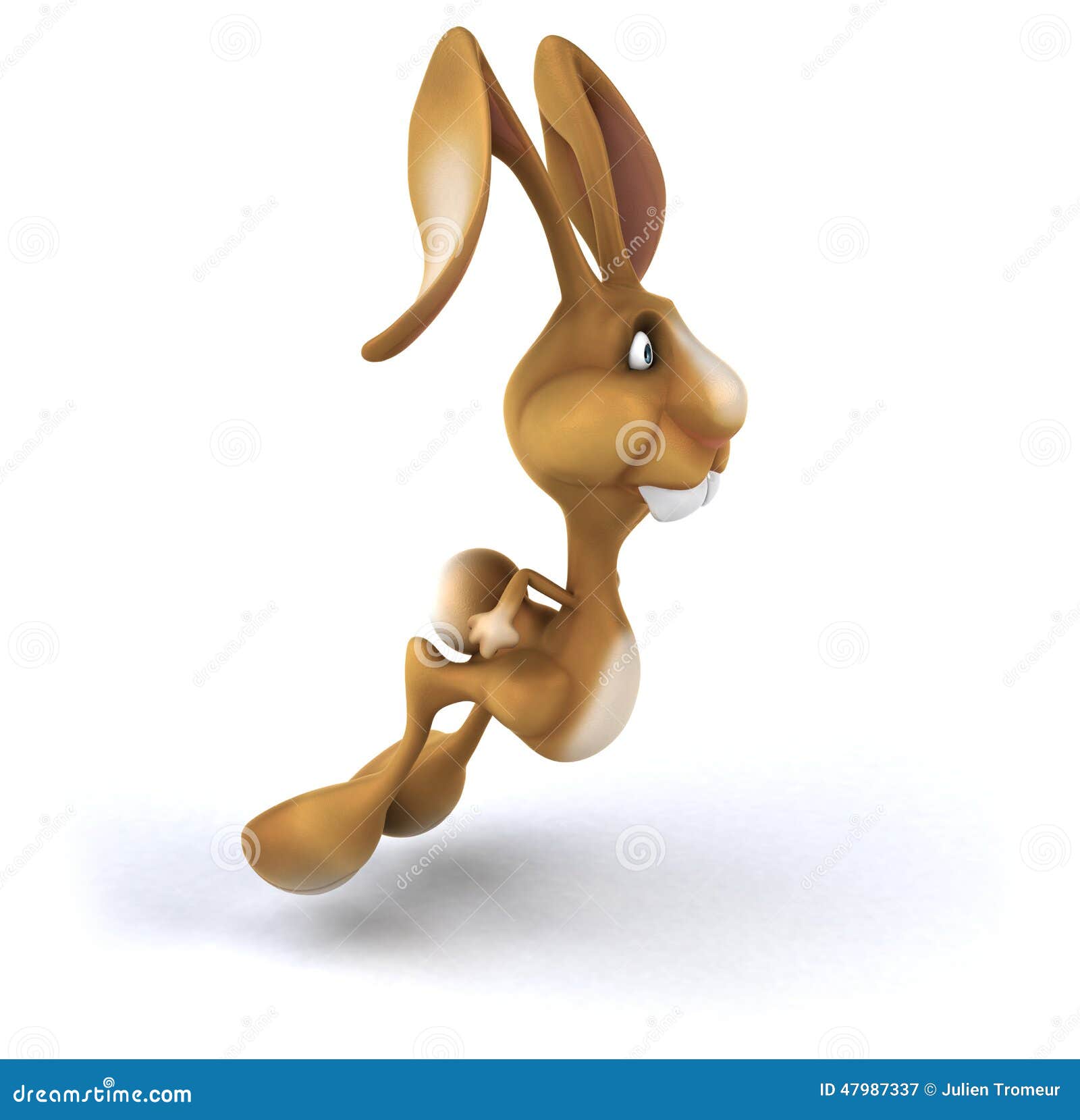 Fun rabbit stock illustration. Illustration of mammal - 47987337