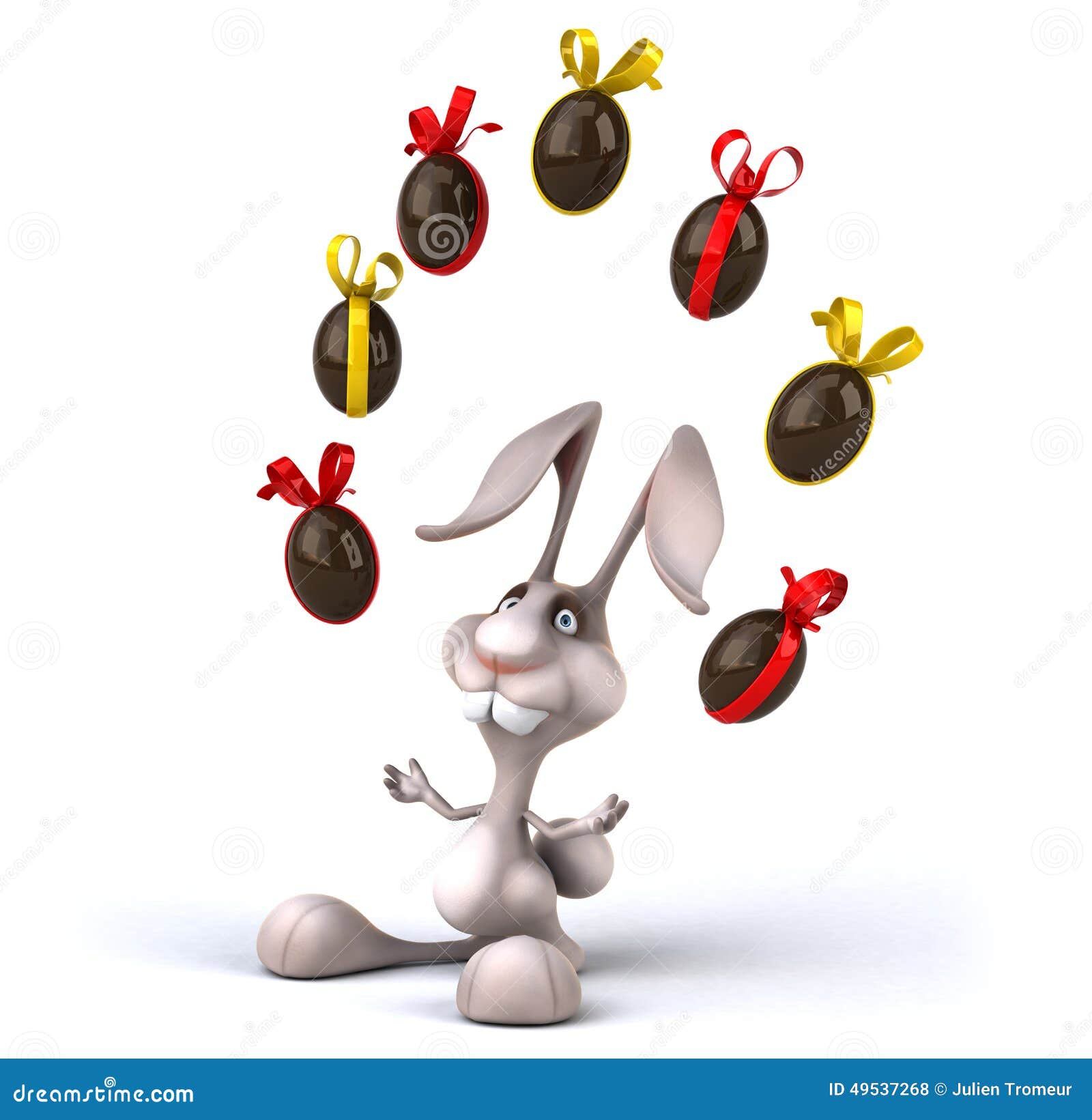 Fun rabbit stock illustration. Illustration of animal - 49537268