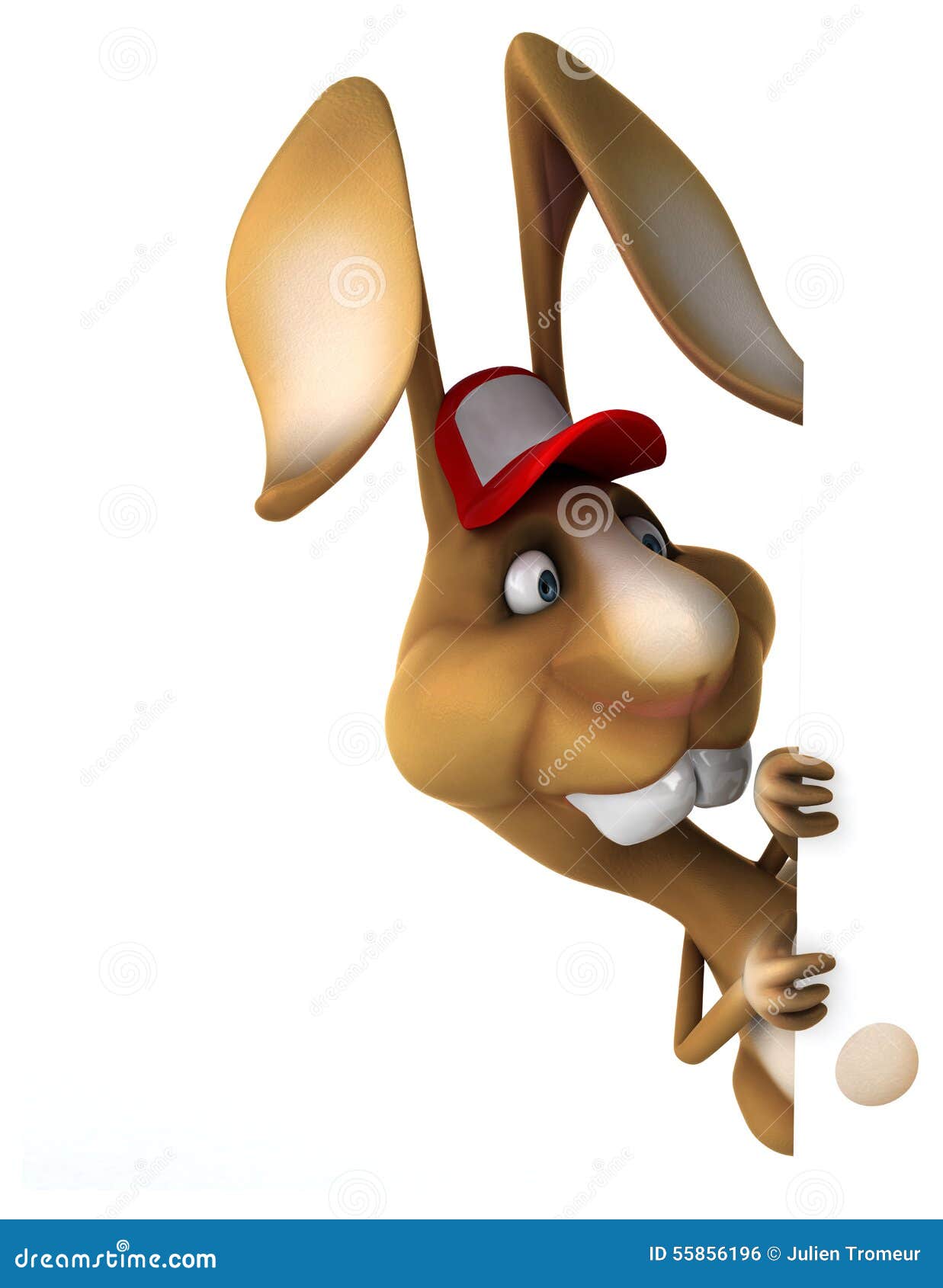 Fun rabbit stock illustration. Illustration of mammal - 55856196