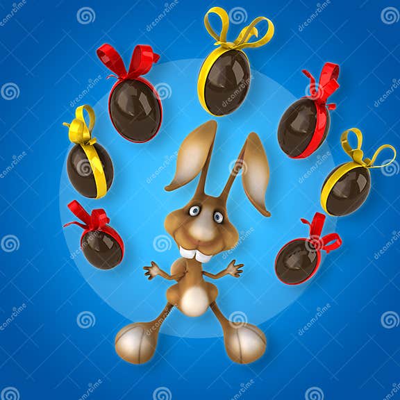 Fun rabbit stock illustration. Illustration of tradition - 67462032