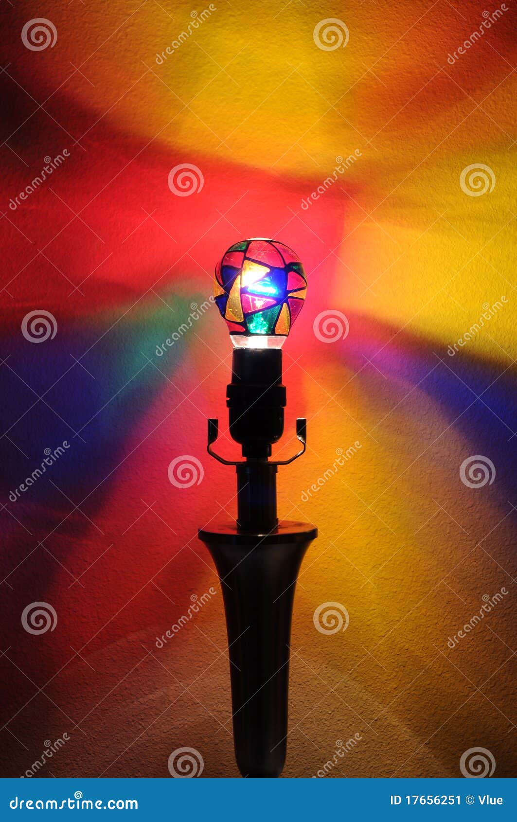 Fun Rainbow Party Lightbulb Stock Image - Image of pink, colorful: 17656251