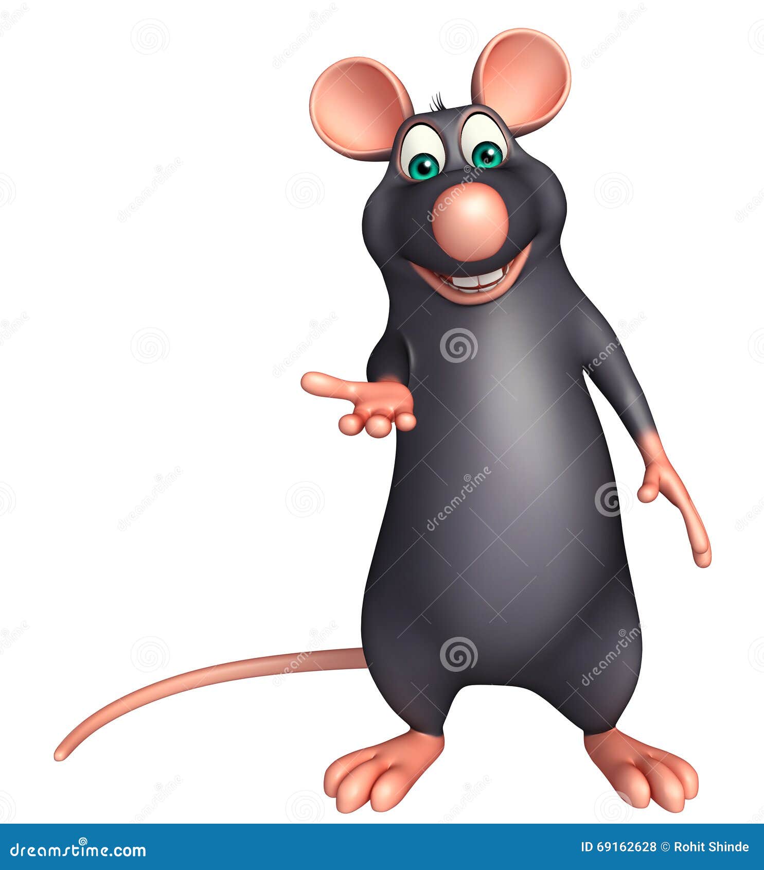 Fun Rat cartoon character stock illustration. Illustration of comic ...