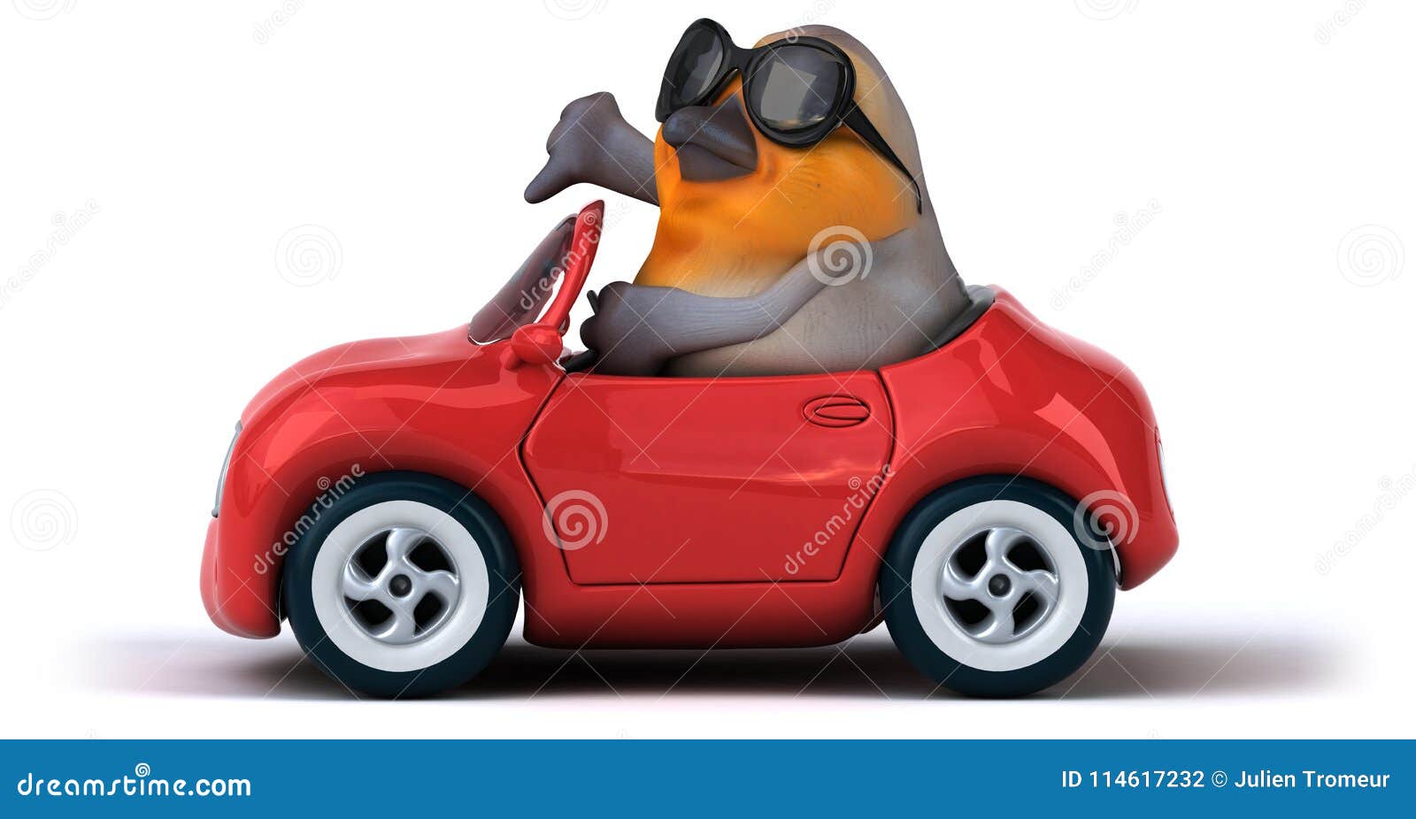 Fun red robin stock illustration. Illustration of redbreast - 114617232