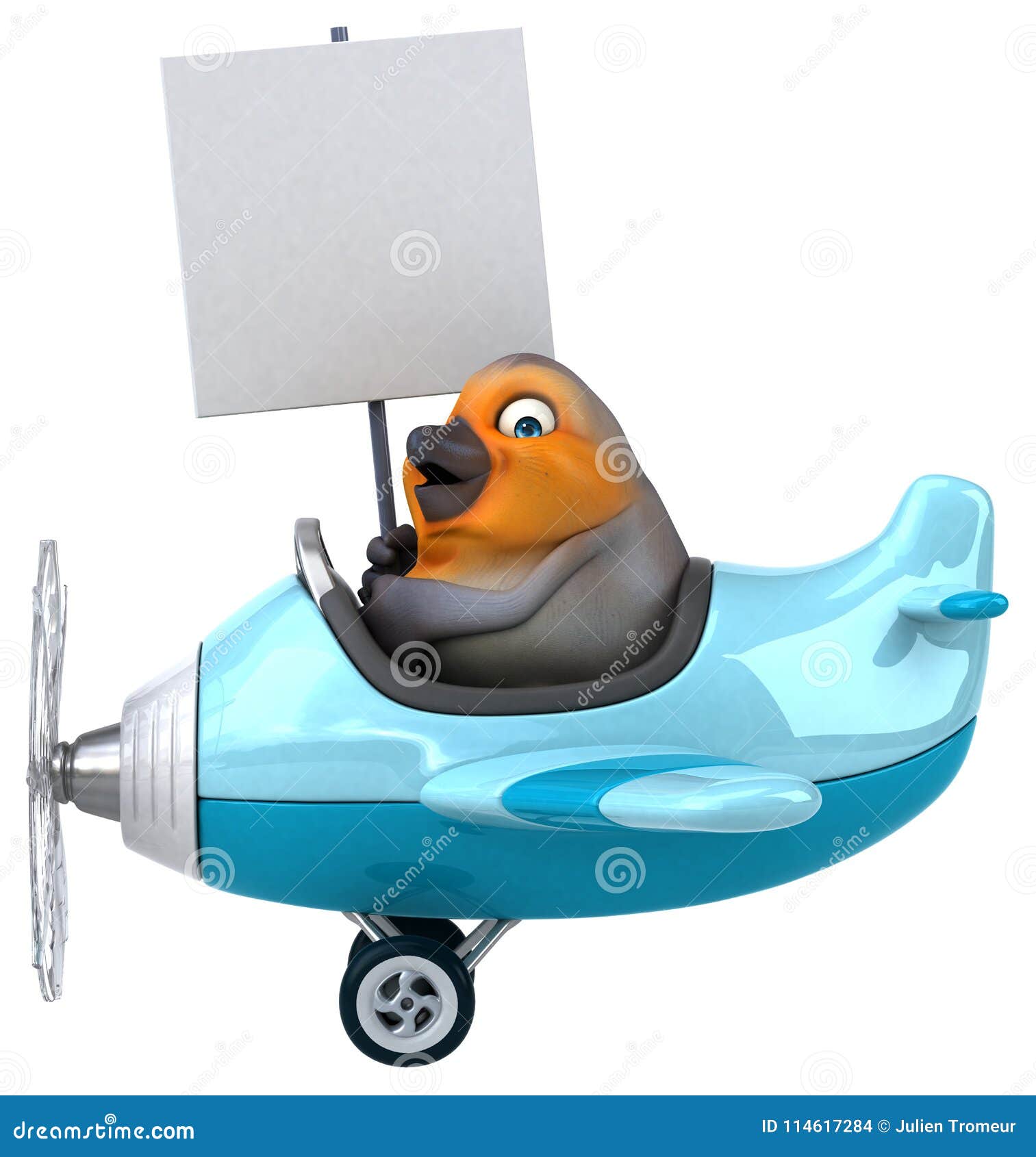 Fun red robin stock illustration. Illustration of animal - 114617284