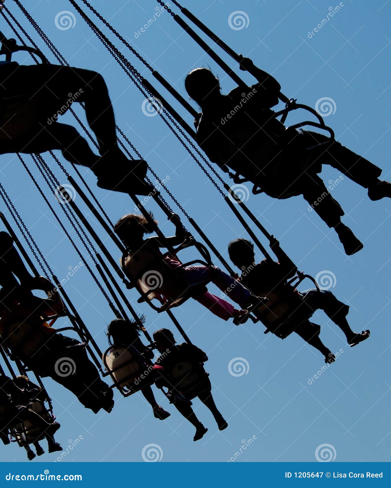 Fun ride stock image. Image of summer, funfair, entertainment - 1205647
